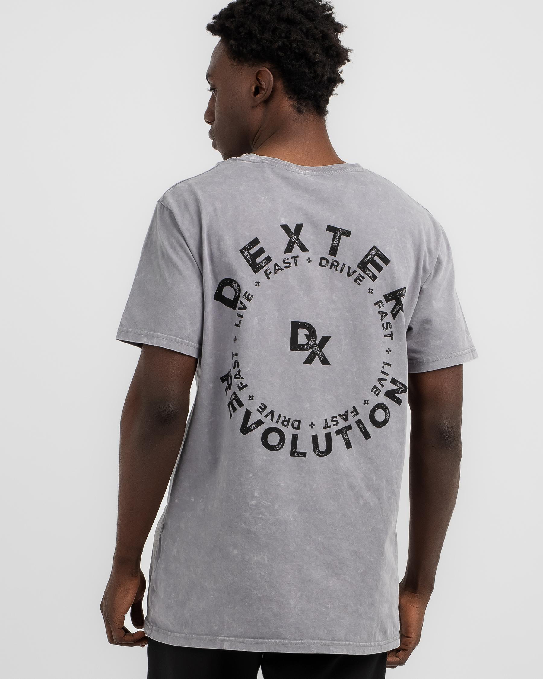 Shop Dexter Live Fast T-Shirt In Light Grey Acid - Fast Shipping & Easy ...