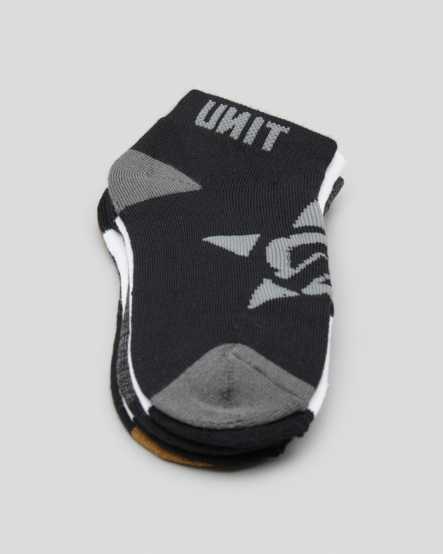 Shop Unit Boys' Vital Socks 5 Pack In Multi - Fast Shipping & Easy ...