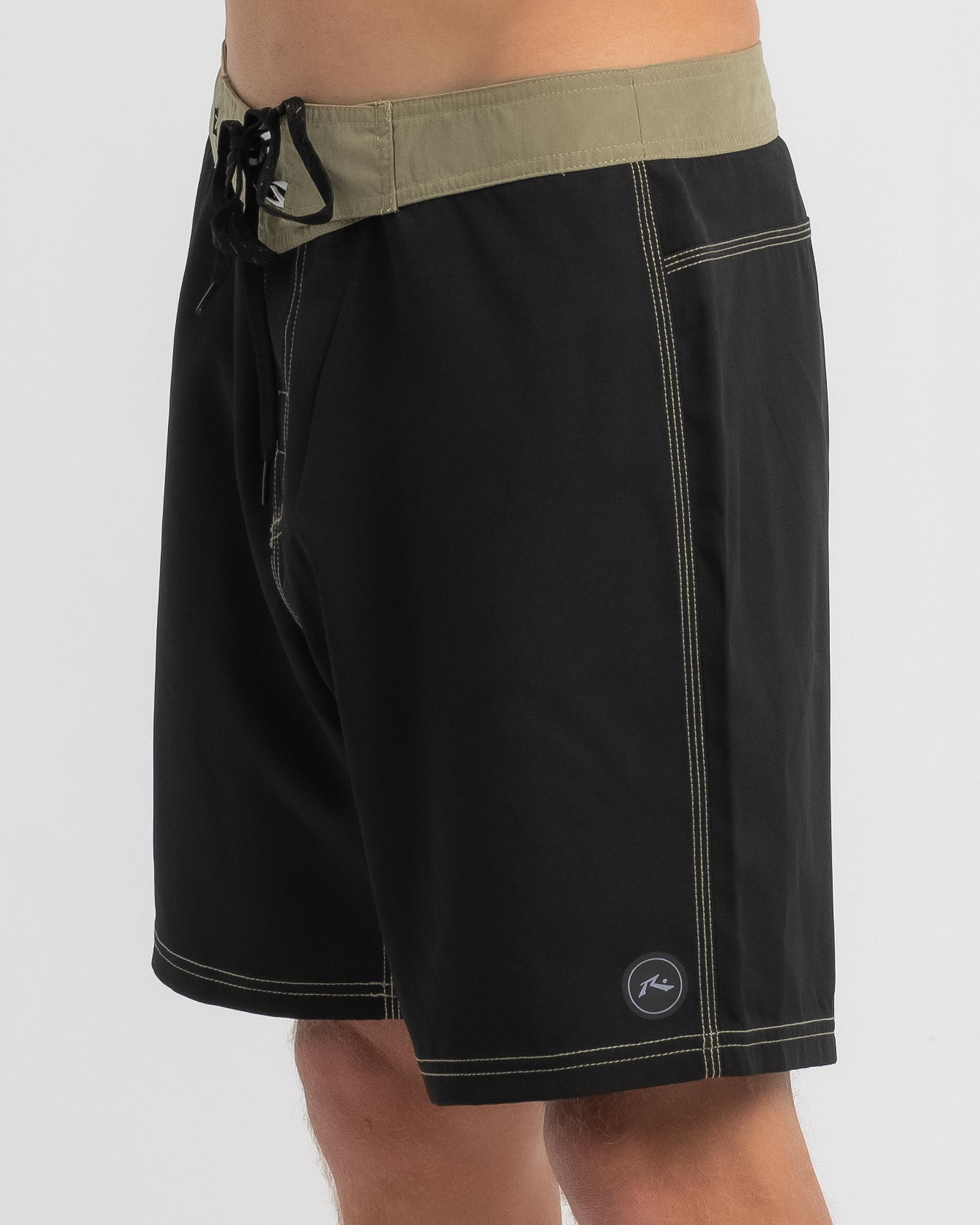 Shop Rusty Dynamite Board Shorts In Black - Fast Shipping & Easy ...