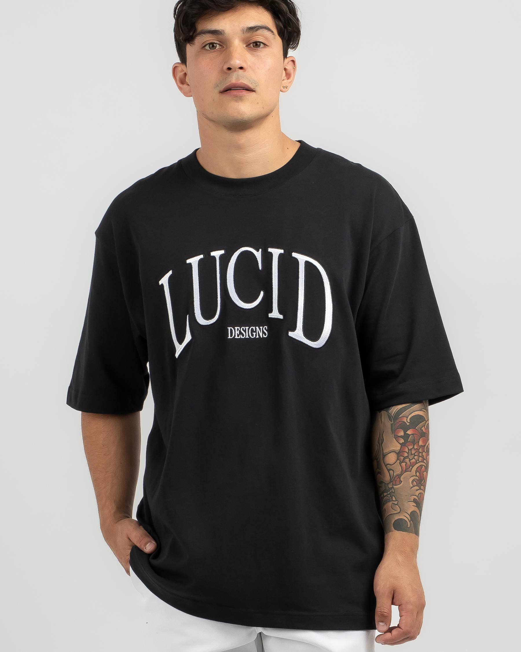 Shop Lucid Manner T-Shirt In Washed Black - Fast Shipping & Easy ...
