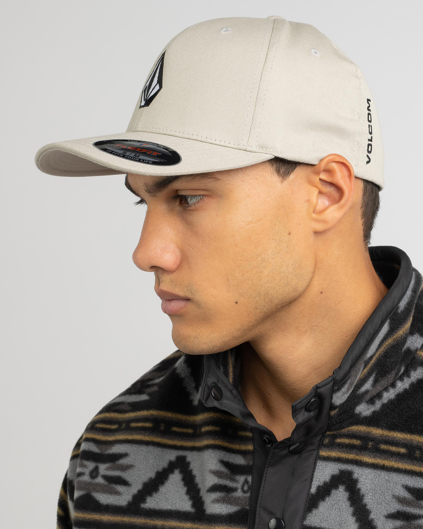 Shop Volcom Full Stone Xfit Cap In Stone - Fast Shipping & Easy Returns ...