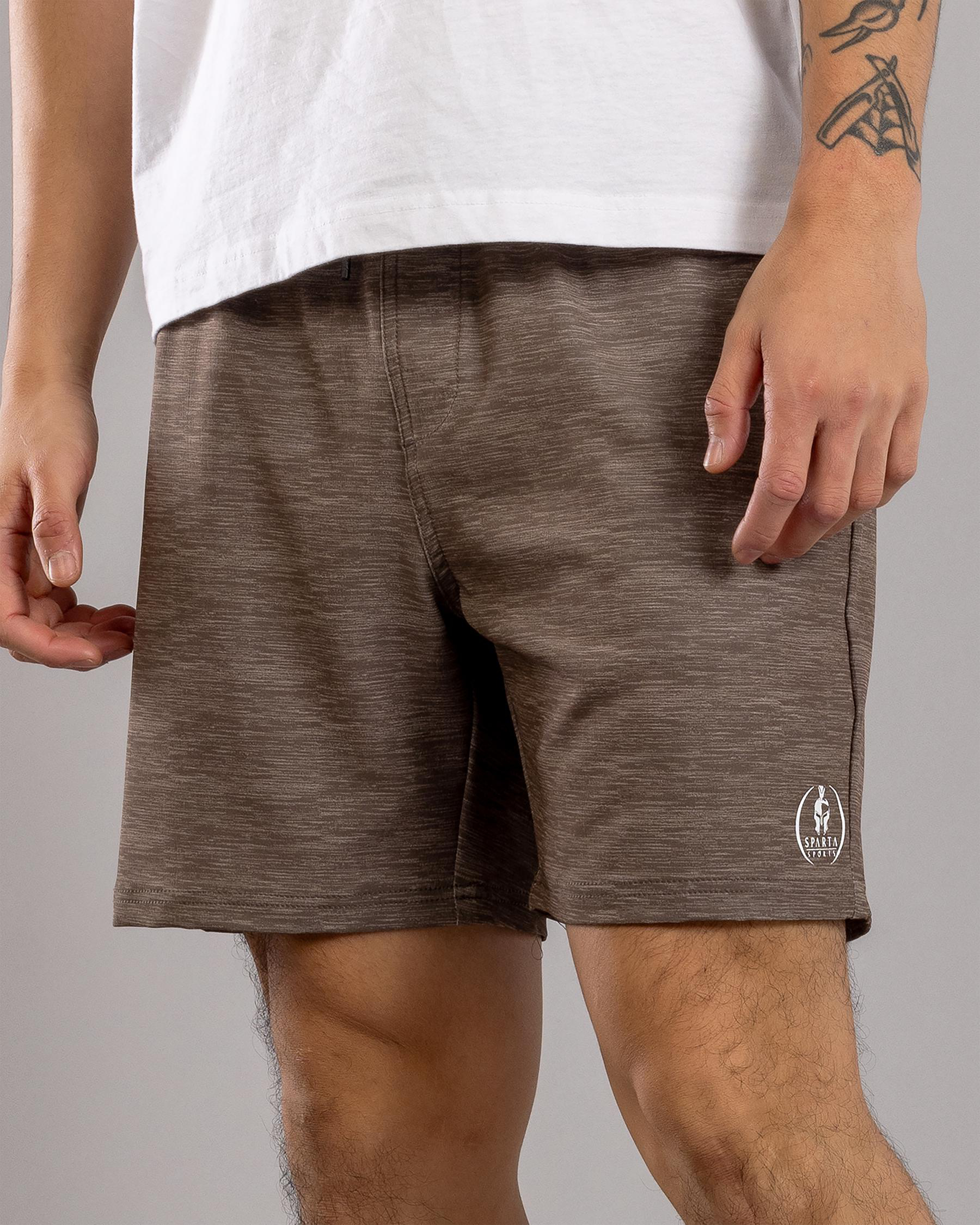 Sparta Potential Elastic Waist Shorts In Sand - FREE* Shipping & Easy ...