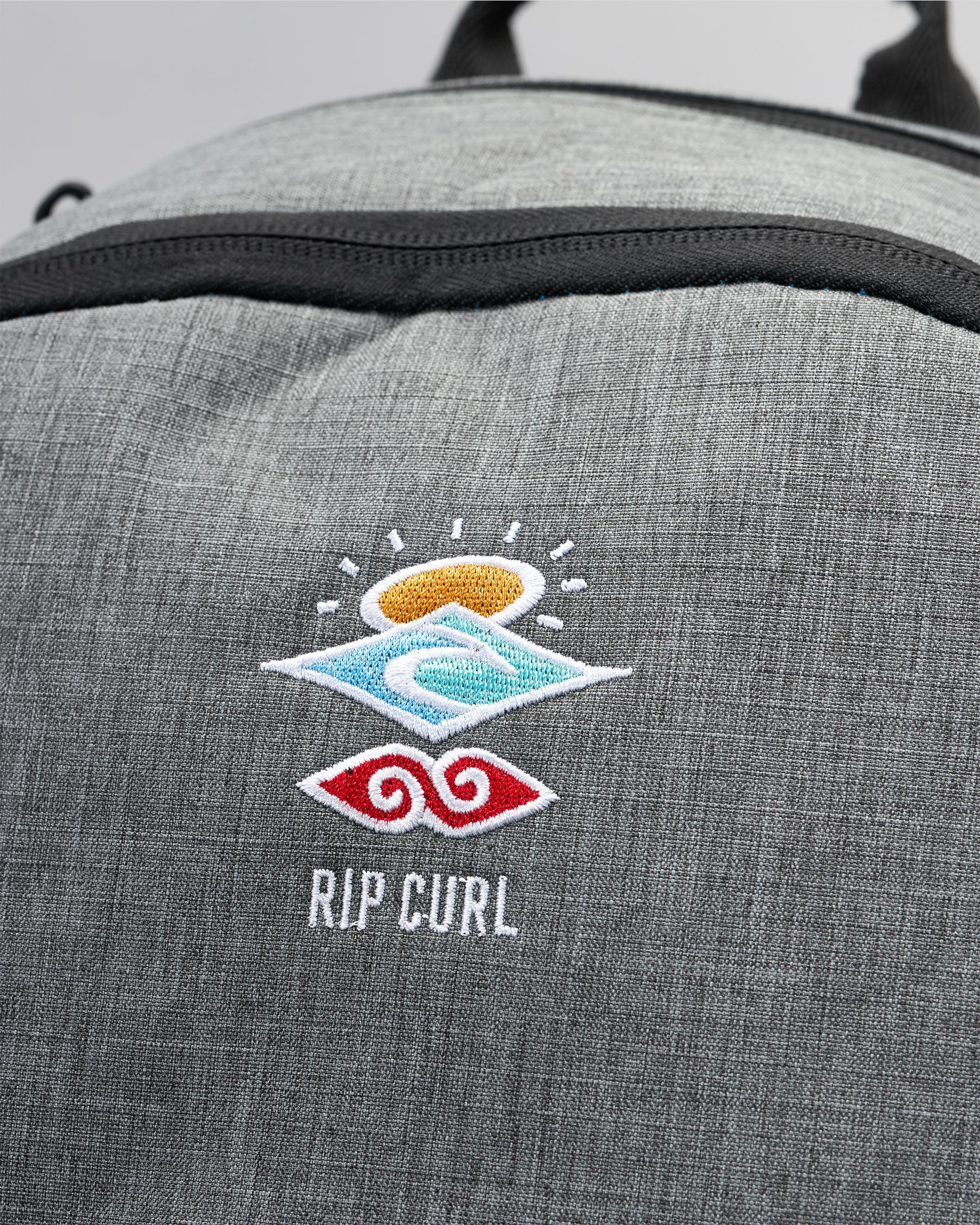 Shop Rip Curl Evo 24L Icons Of Surf Backpack In Grey Marle - Fast ...