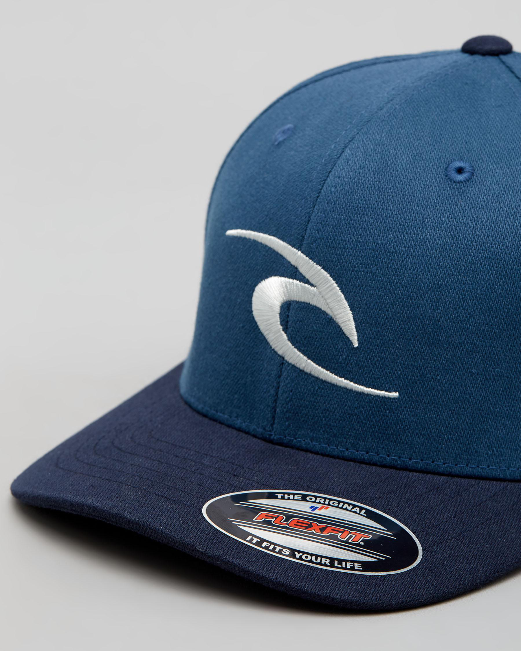 Shop Rip Curl Tepan Curvepeak Cap In Navy - Fast Shipping & Easy ...