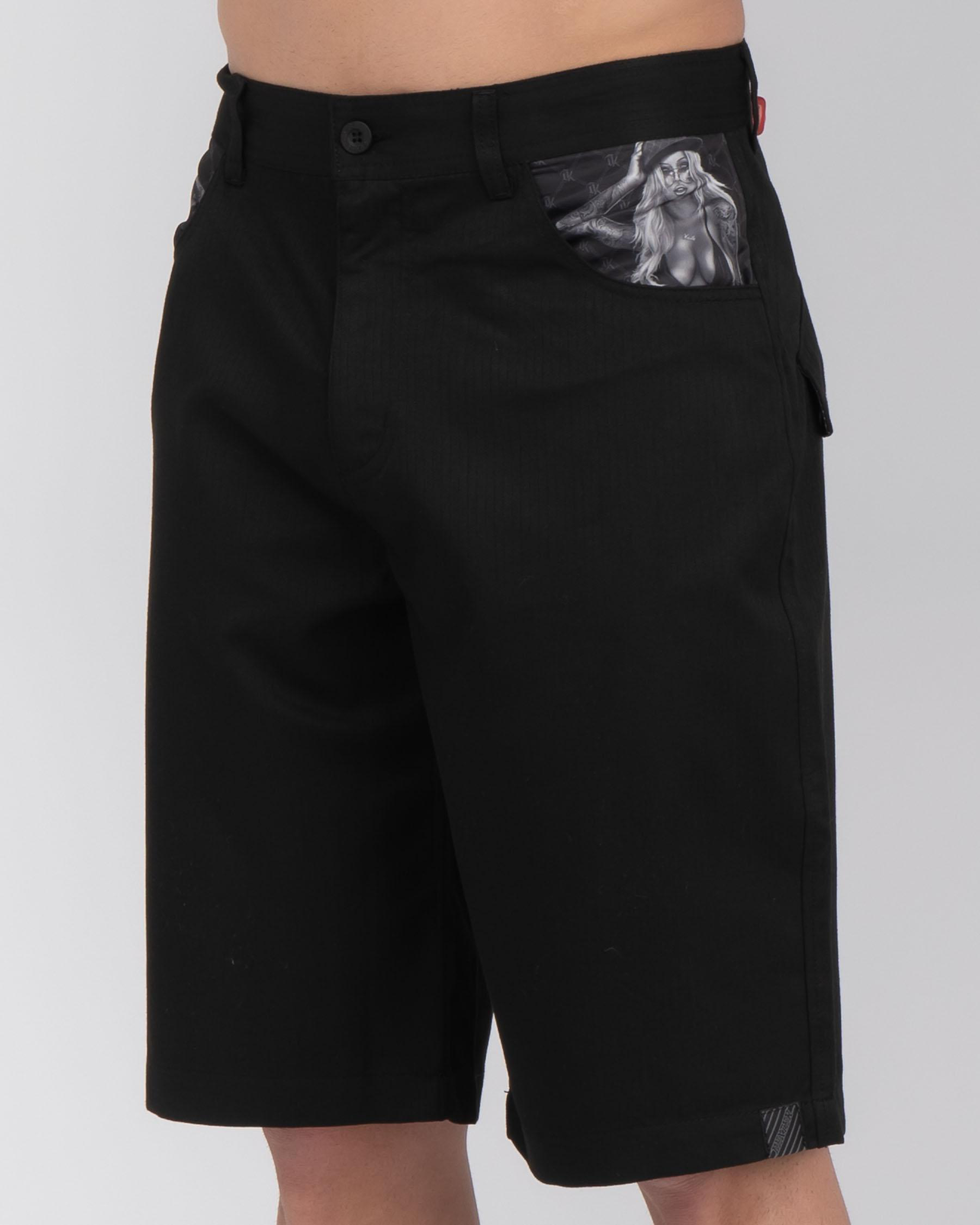 Shop Dexter Highlife Walk Shorts In Black - Fast Shipping & Easy ...