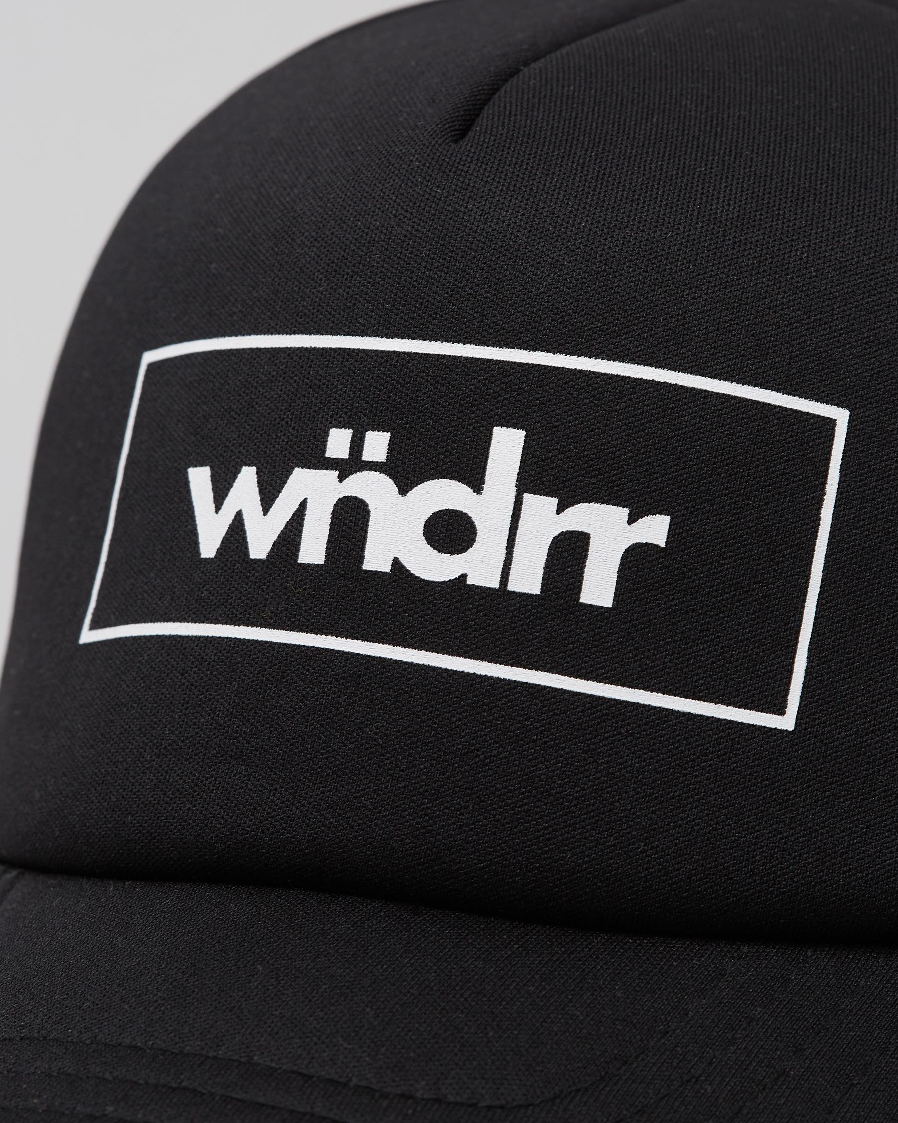 Shop Wndrr Accent Trucker Cap In Black - Fast Shipping & Easy Returns ...