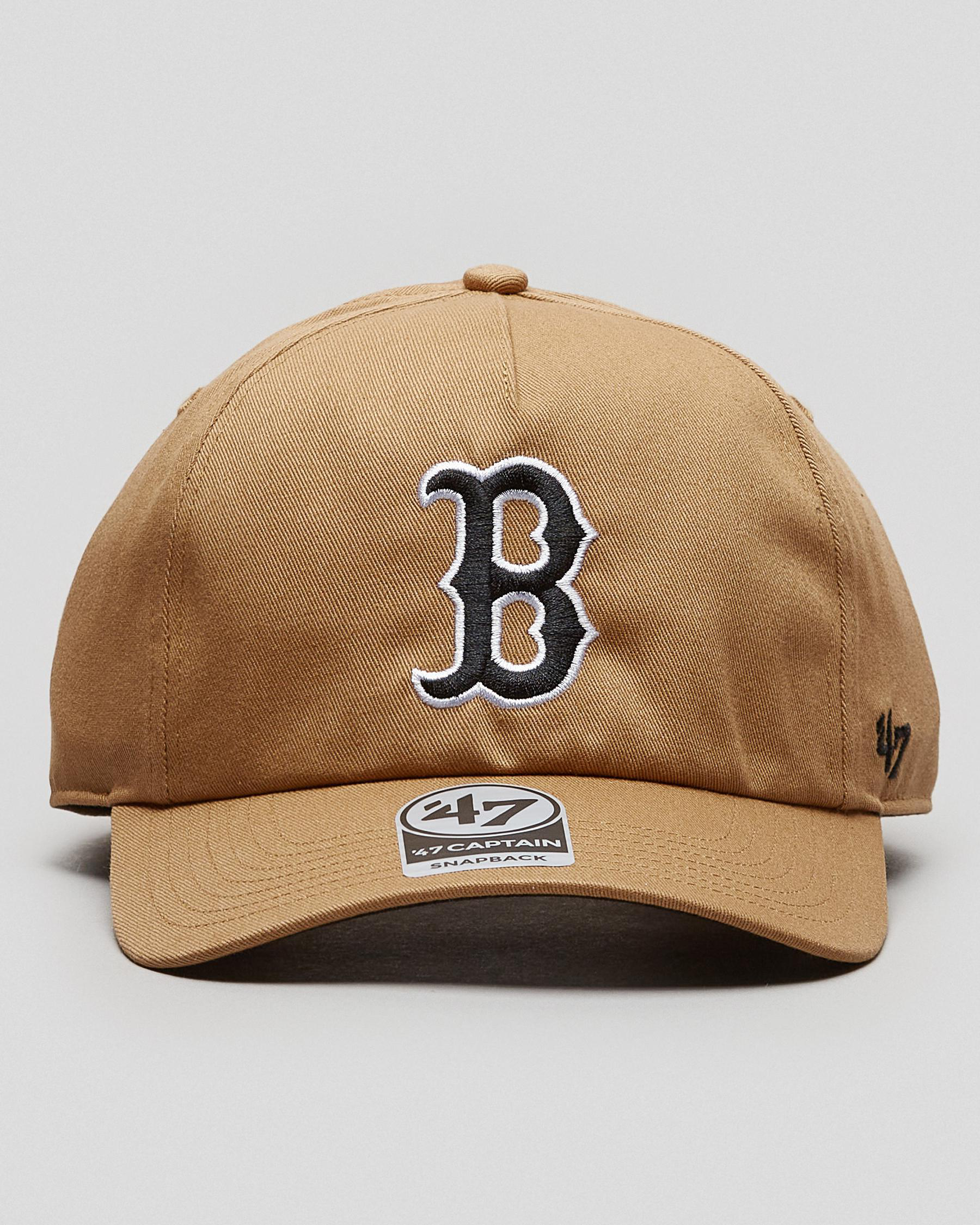 Shop Forty Seven Boston Red Sox Nantasket 47 Captain DTR Cap In Camel ...