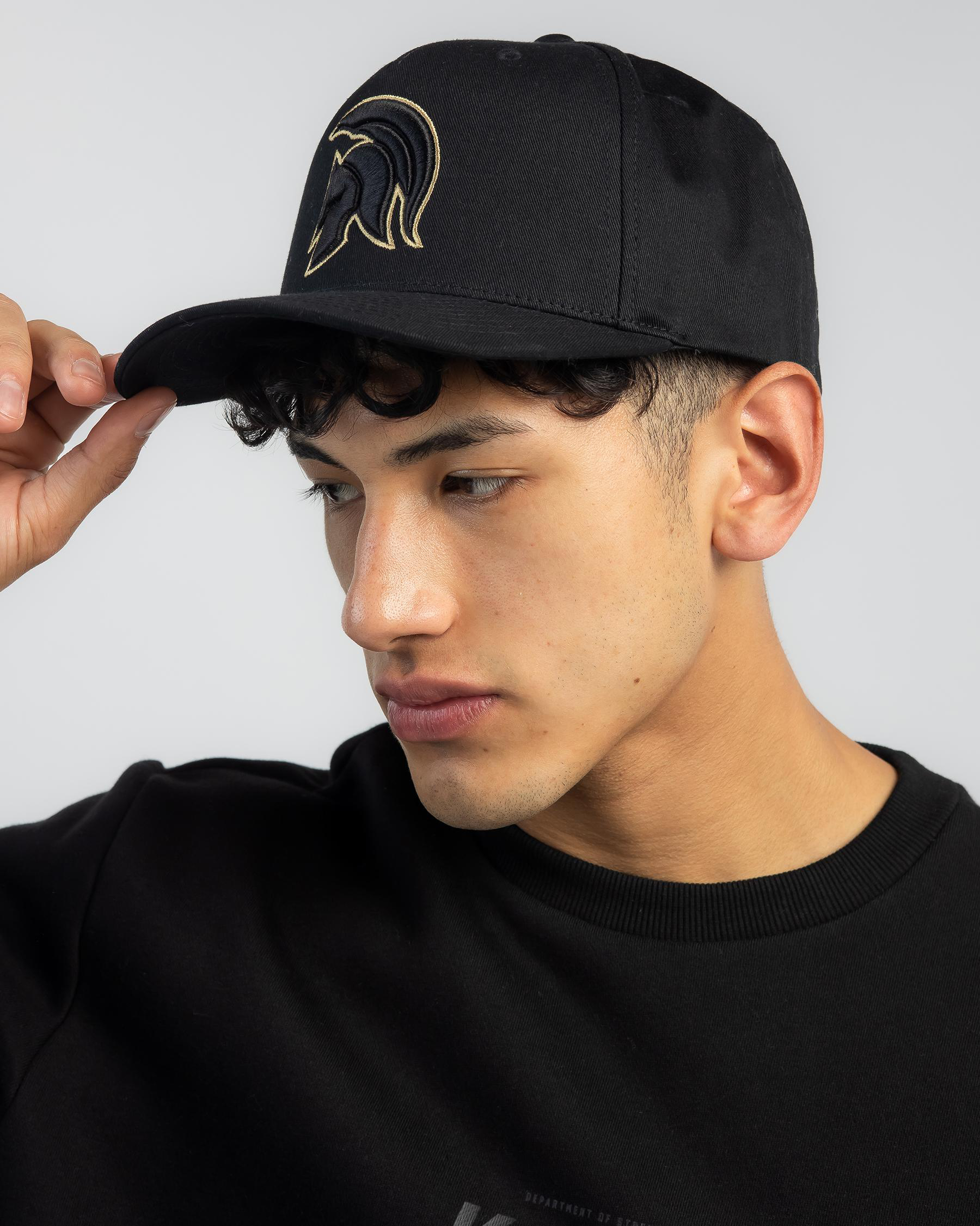 Shop Sparta Colosseum Snapback Cap In Black - Fast Shipping & Easy ...