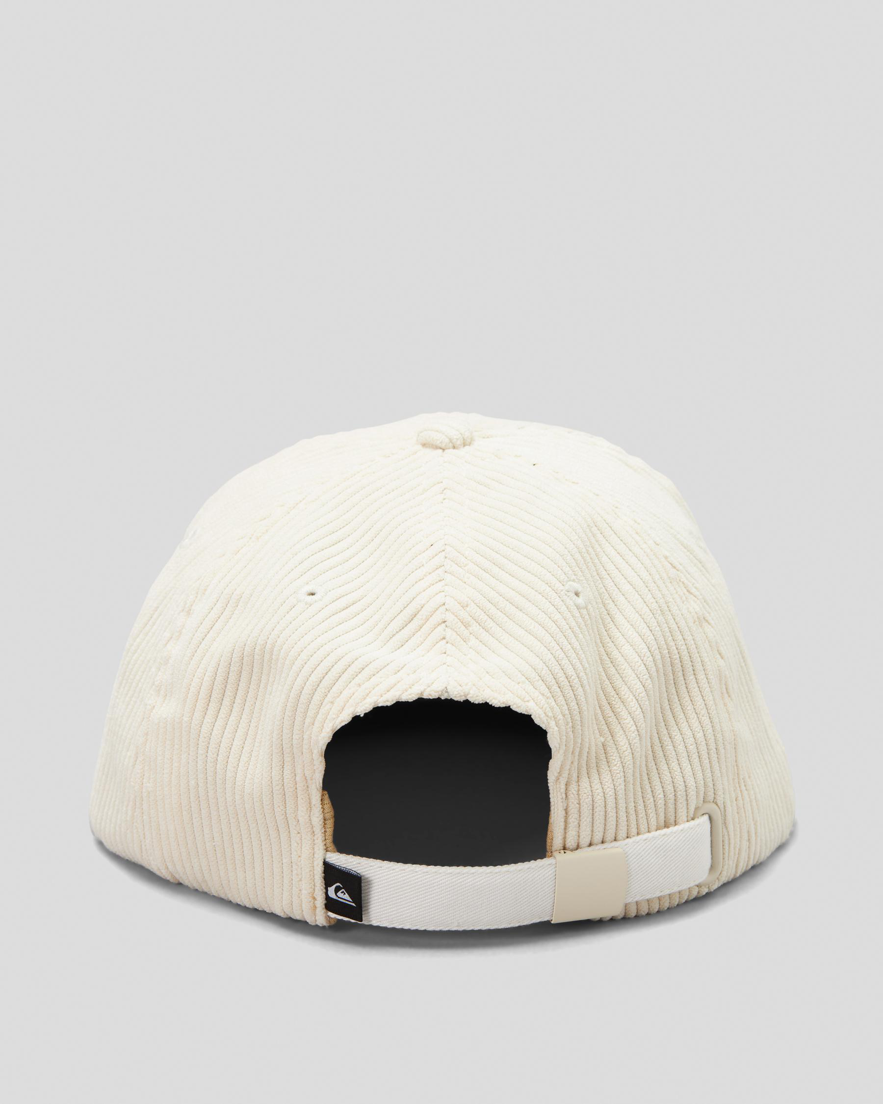 Shop Quiksilver Curbed Cap In Snow White - Fast Shipping & Easy Returns ...