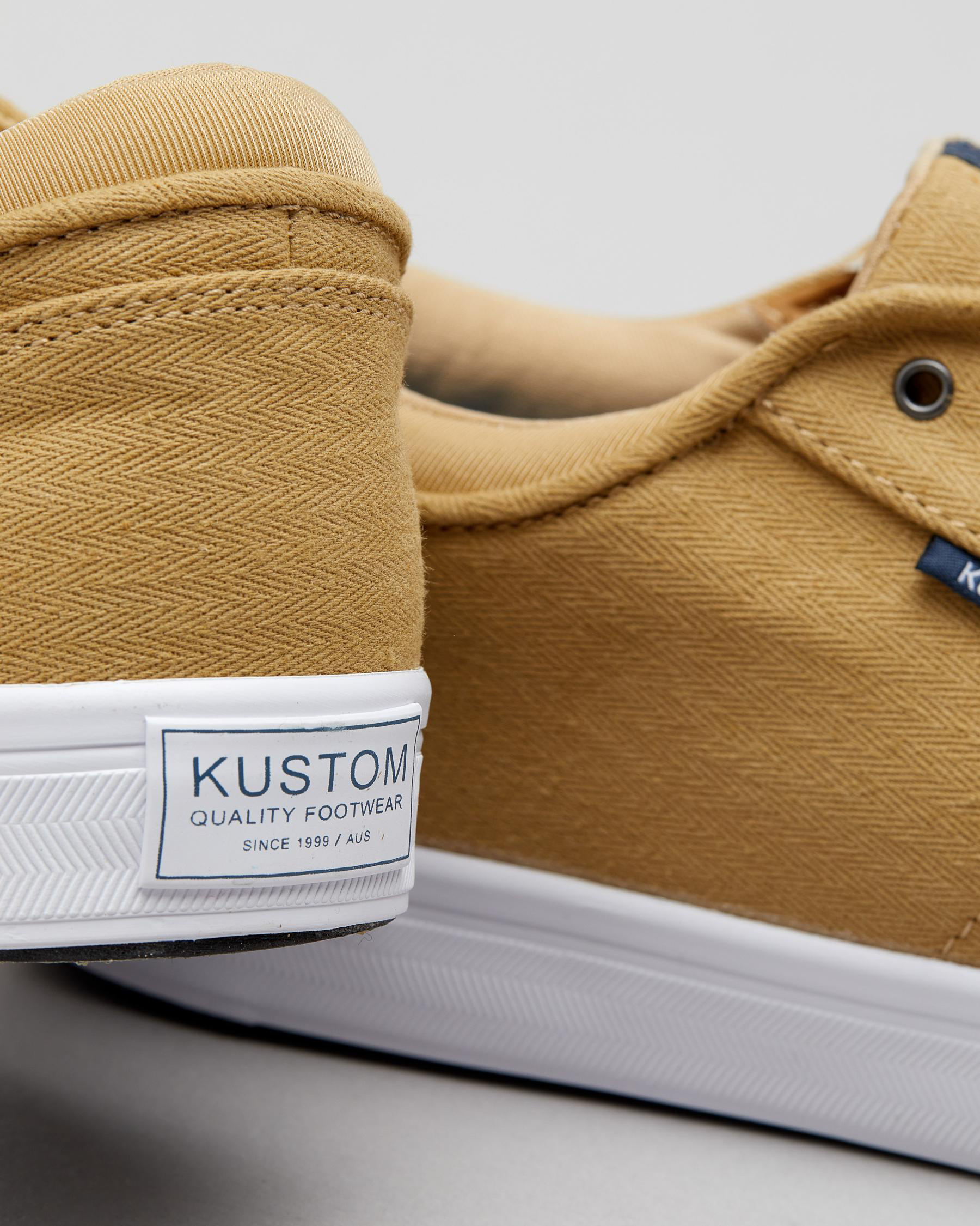 Shop Kustom Remark 2 Shoes In Khaki - Fast Shipping & Easy Returns ...