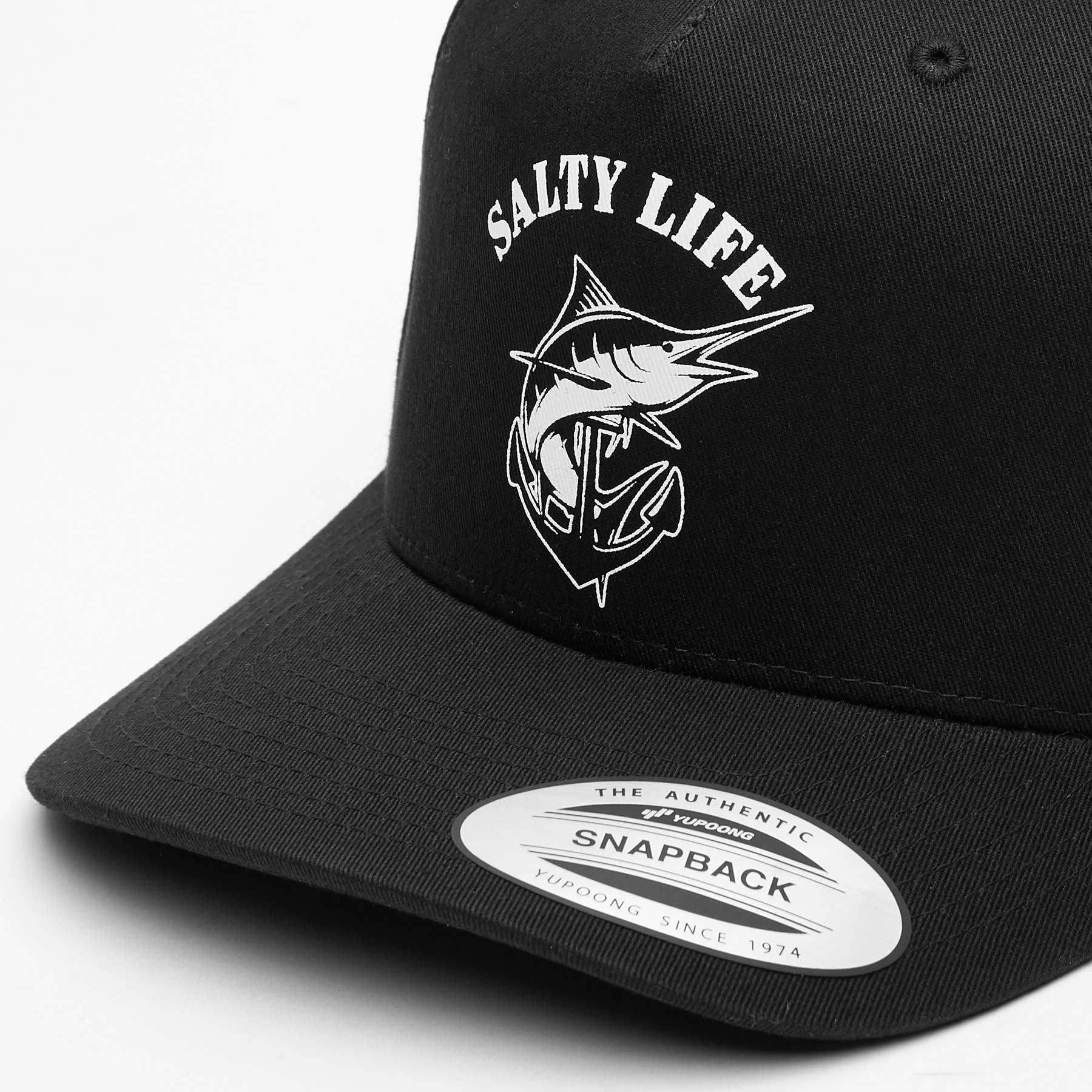 Shop Salty Life Ballast Snapback Cap In Black - Fast Shipping & Easy ...