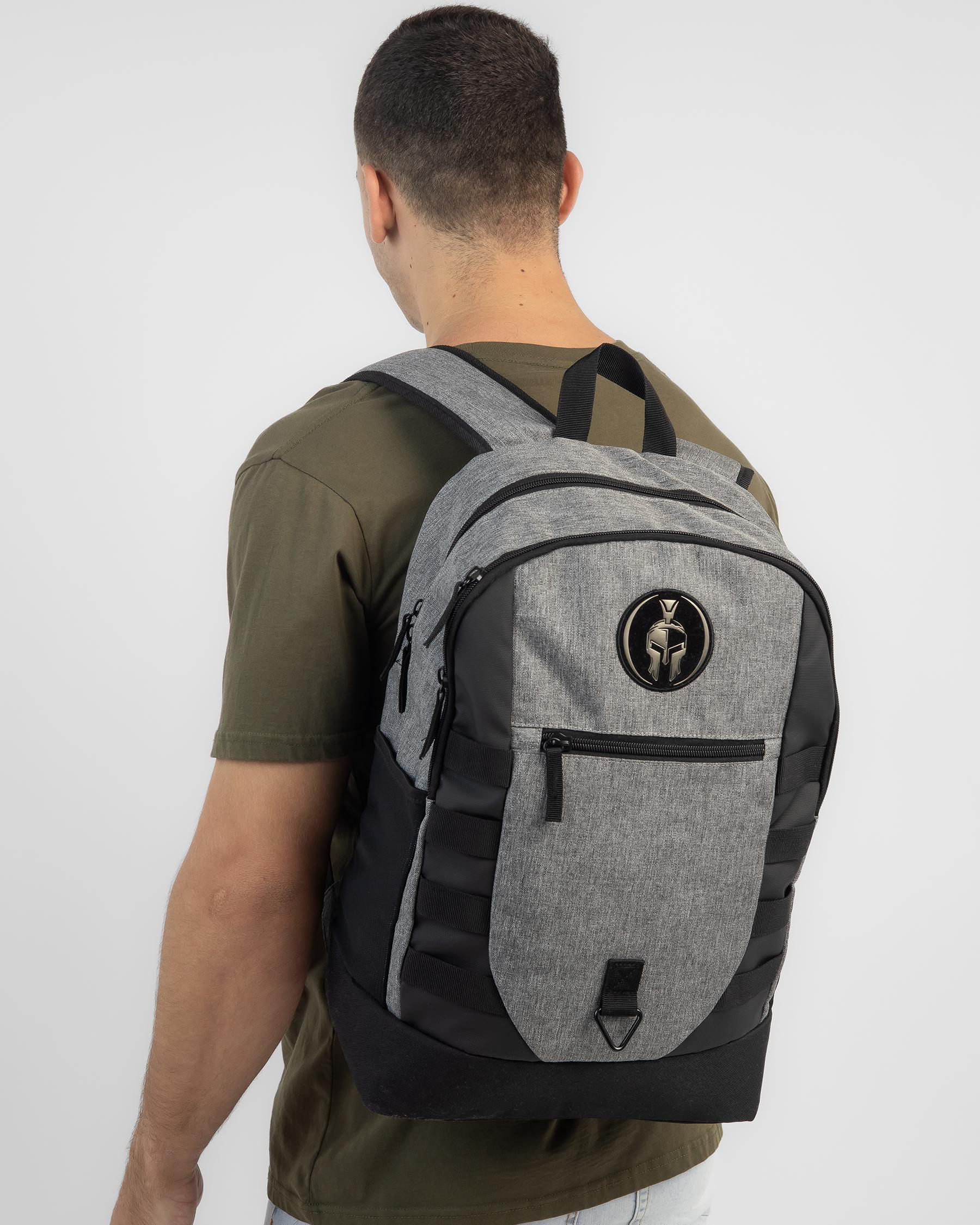 Shop Sparta Tyros Backpack In Grey Heather - Fast Shipping & Easy ...