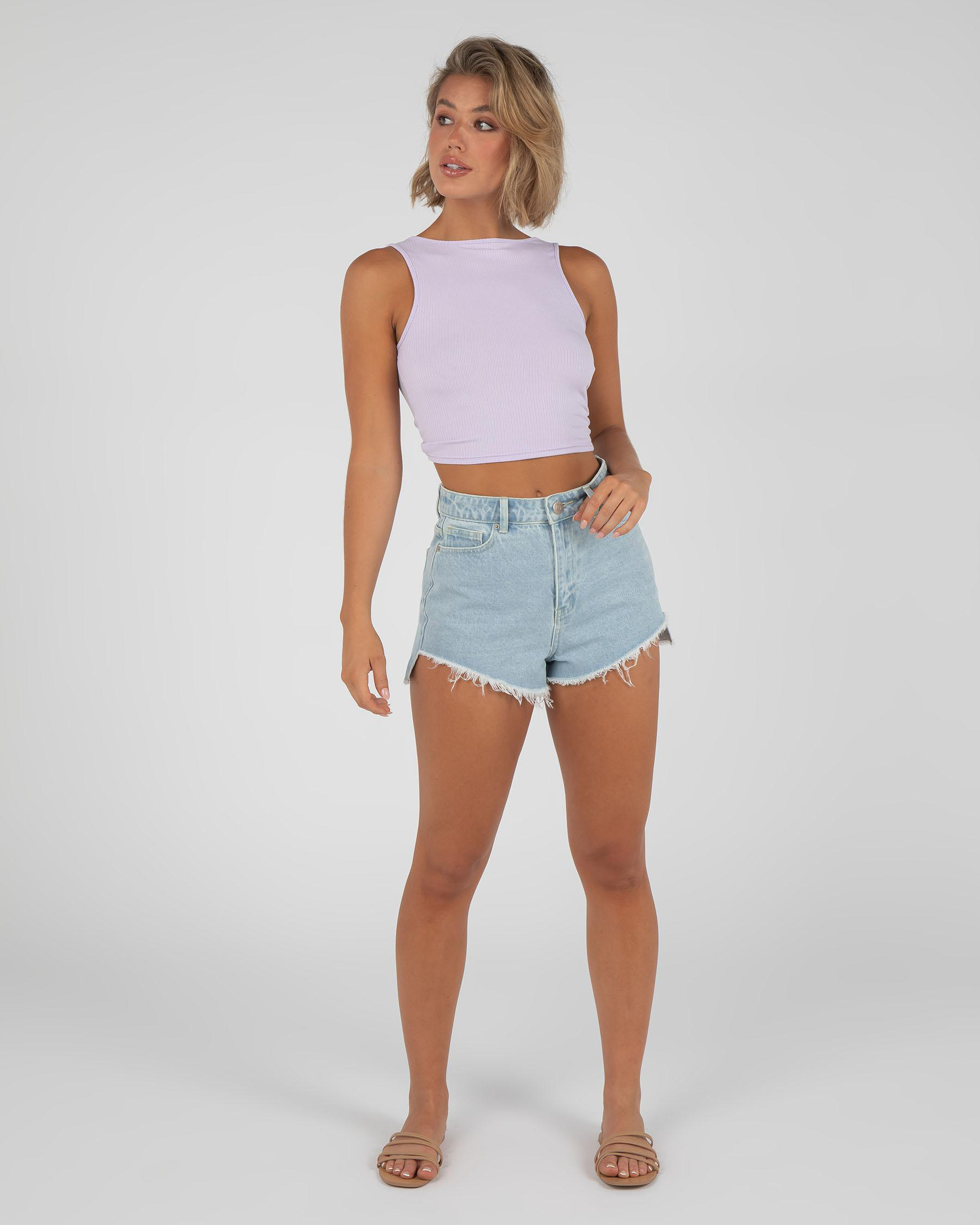 Shop Thanne Riviera Top In Purple - Fast Shipping & Easy Returns - City ...