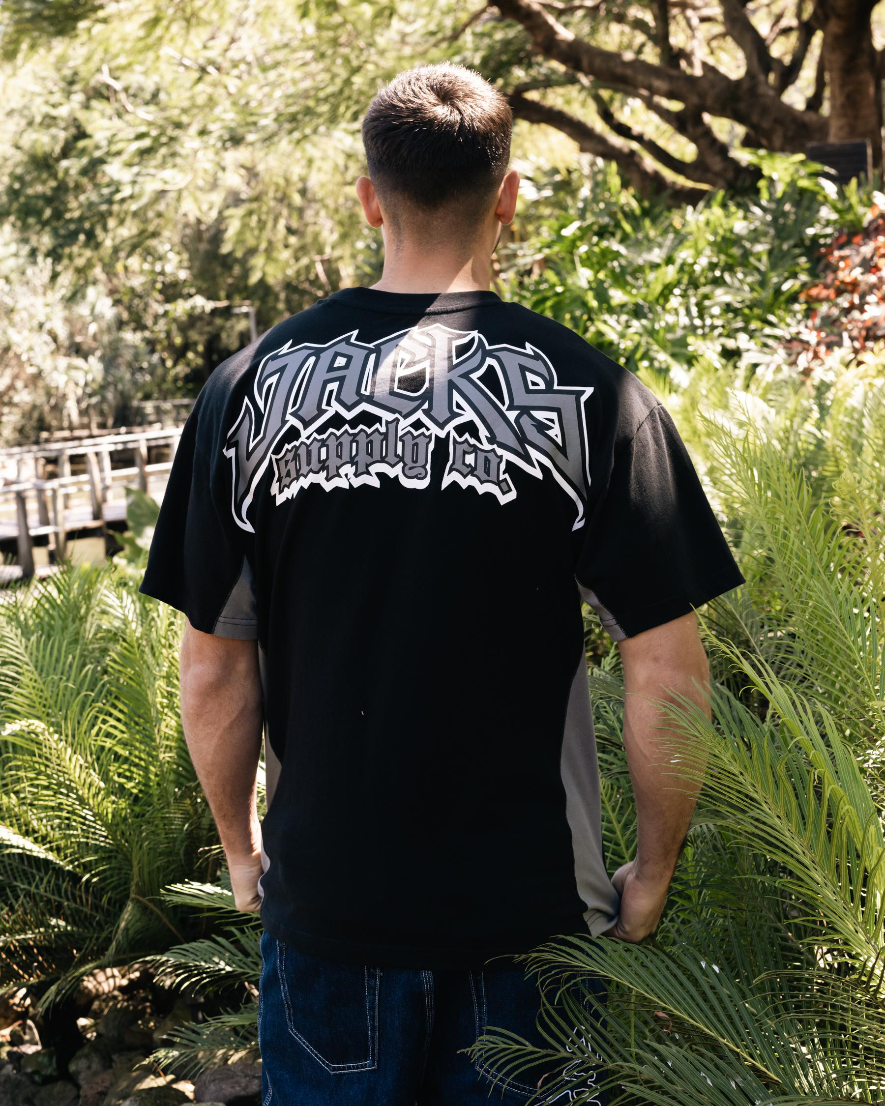 Shop Jacks Rugged T-Shirt In Black/grey - Fast Shipping & Easy Returns ...