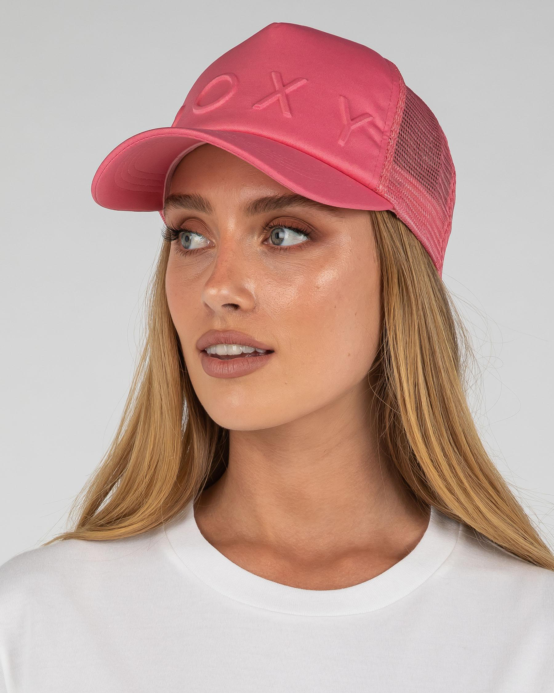 Shop Roxy Brighter Day Trucker Cap In Desert Rose - Fast Shipping ...