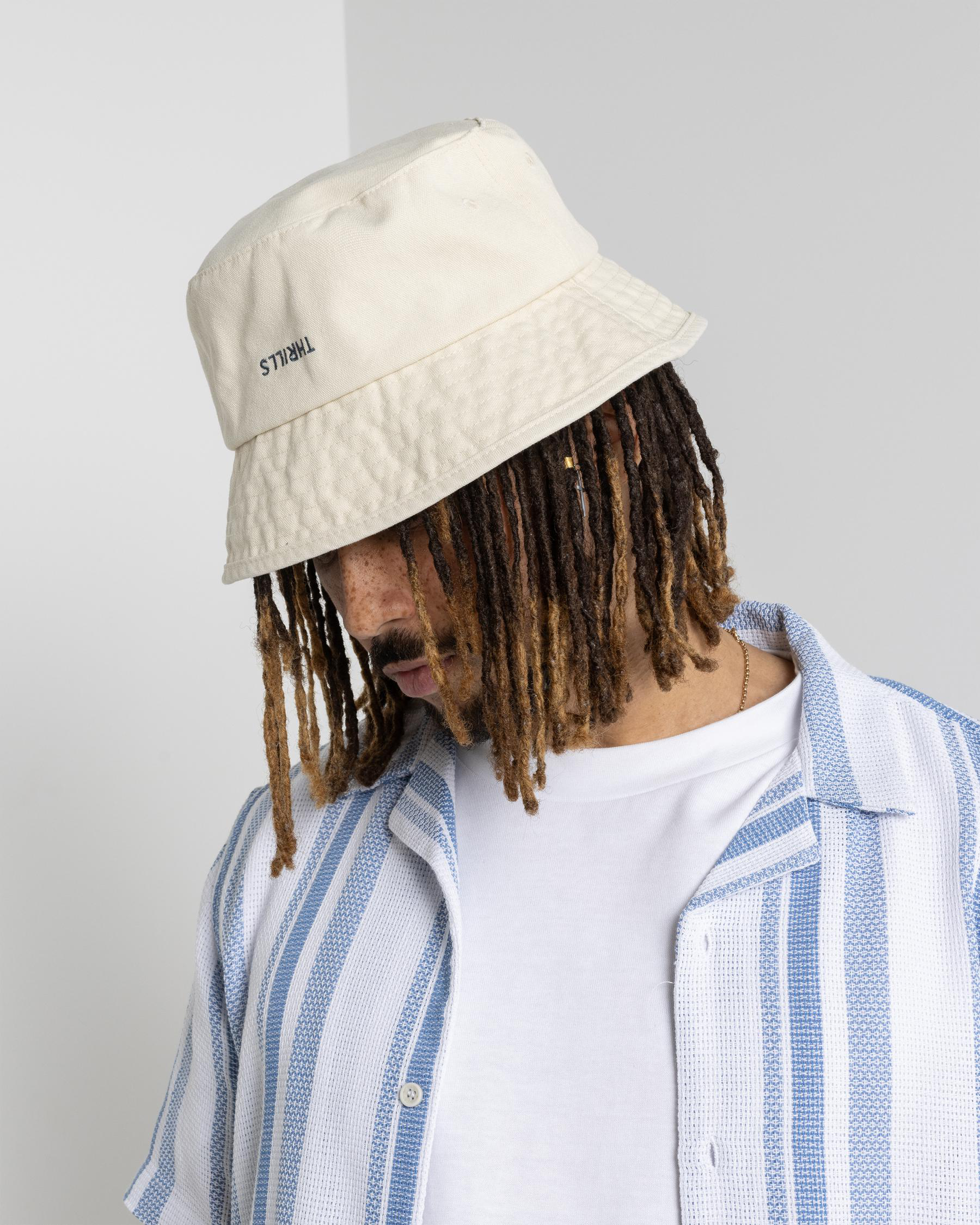 Shop Thrills Minimal Thrills Bucket Hat In Heritage White - Fast ...