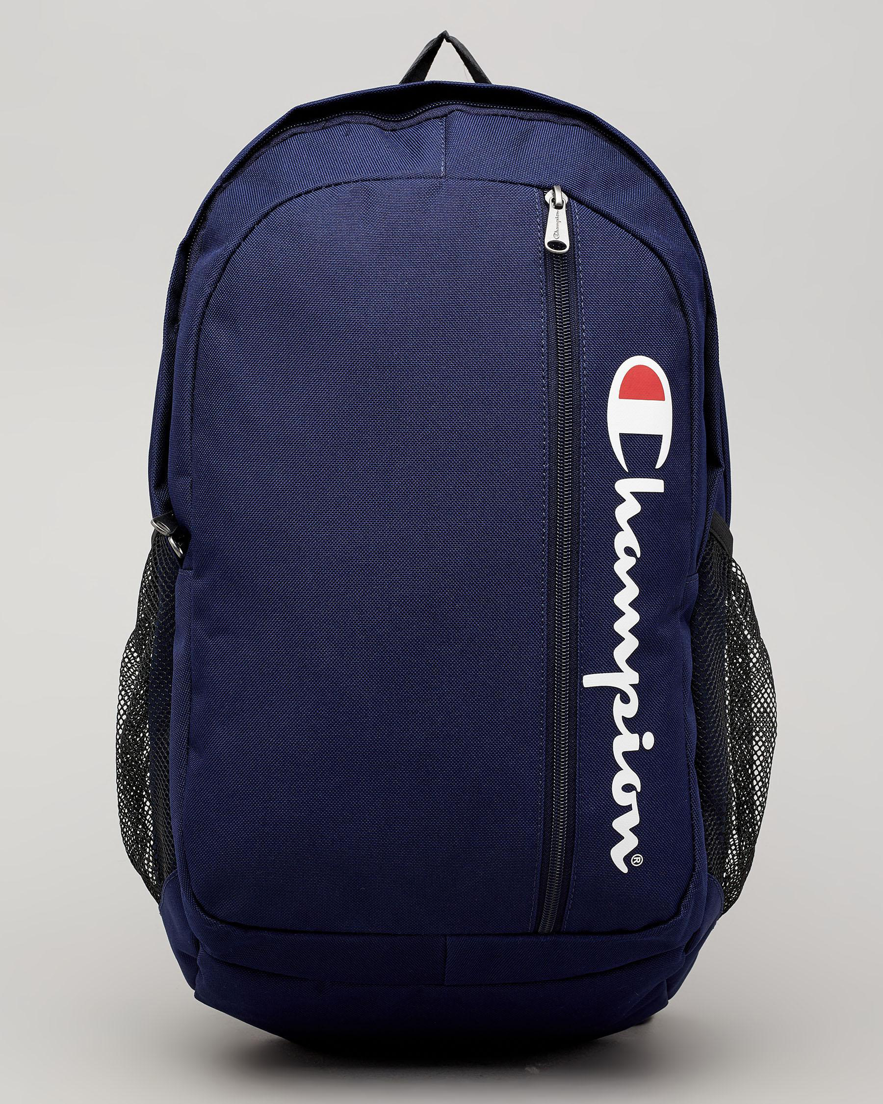Shop Champion Champion Graphic Backpack In Navy - Fast Shipping & Easy ...