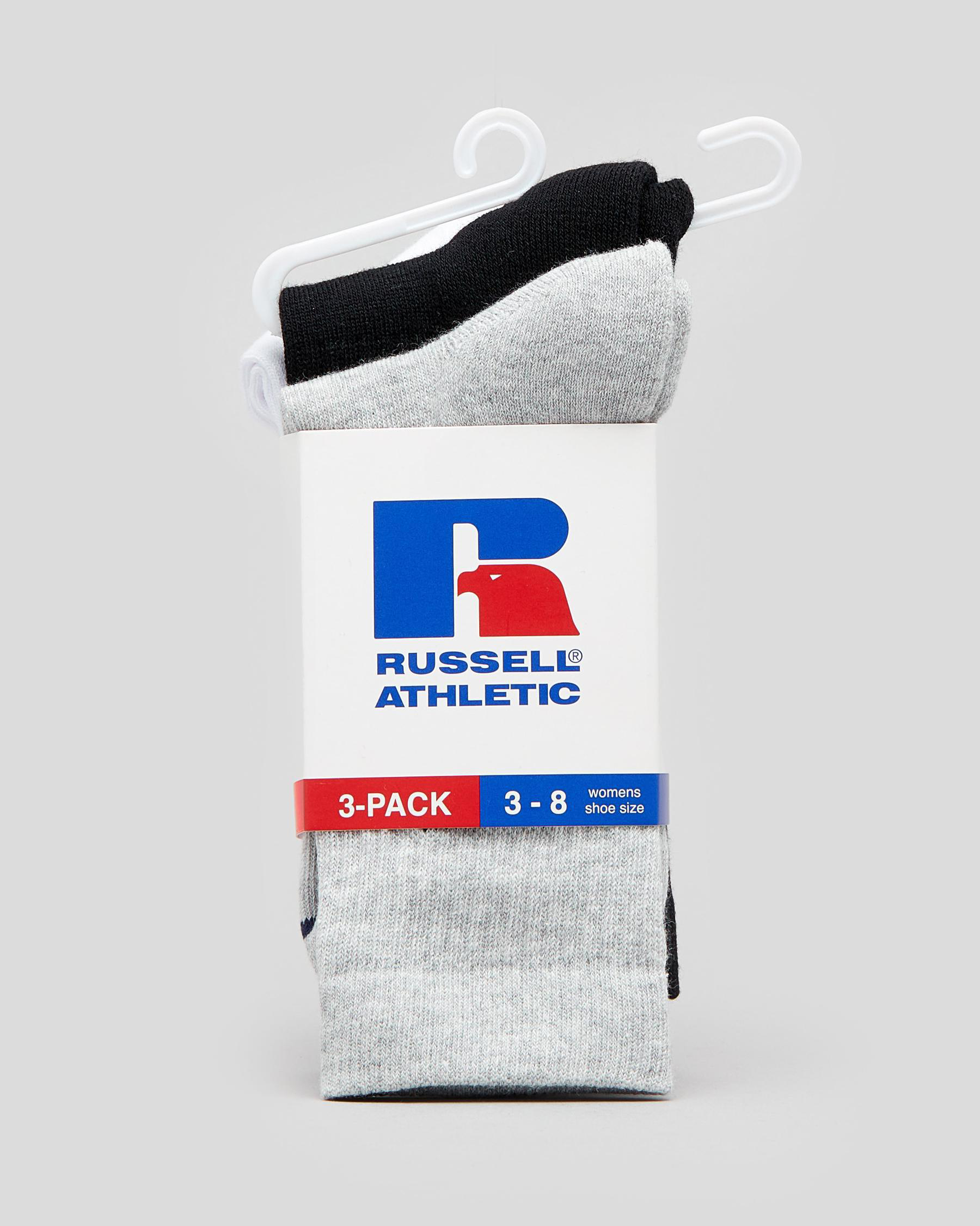 Shop Russell Athletic Boys' Russell Athletic Classic Socks 3 Pack In ...