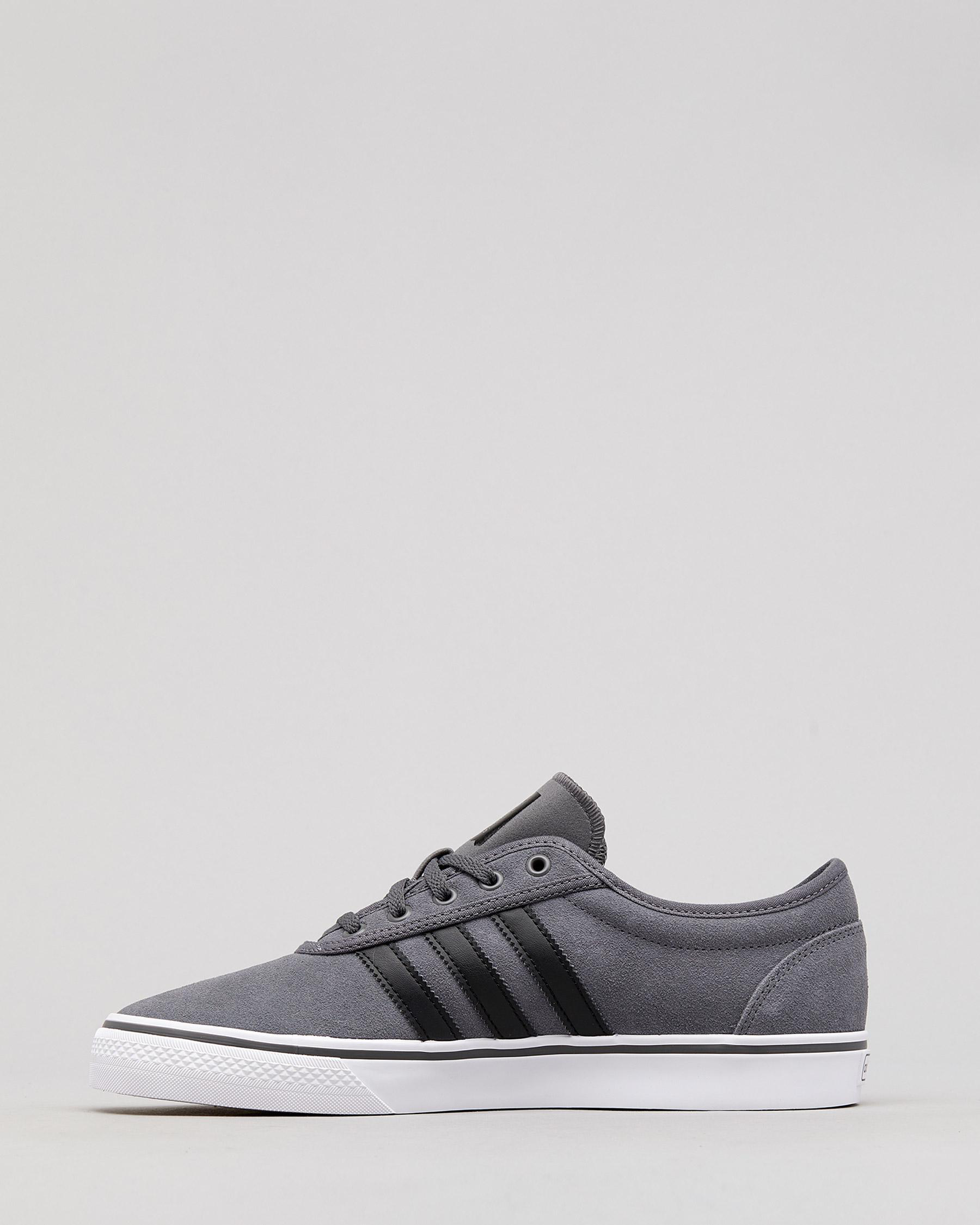 Shop adidas Adi Ease Shoes In Grey Five/core Black/ftwr - Fast Shipping ...