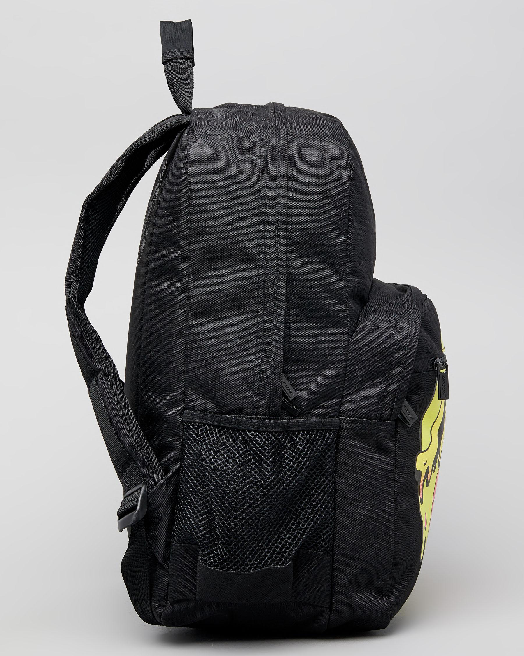 Shop Santa Cruz Rad Dot Backpack In Black - Fast Shipping & Easy ...