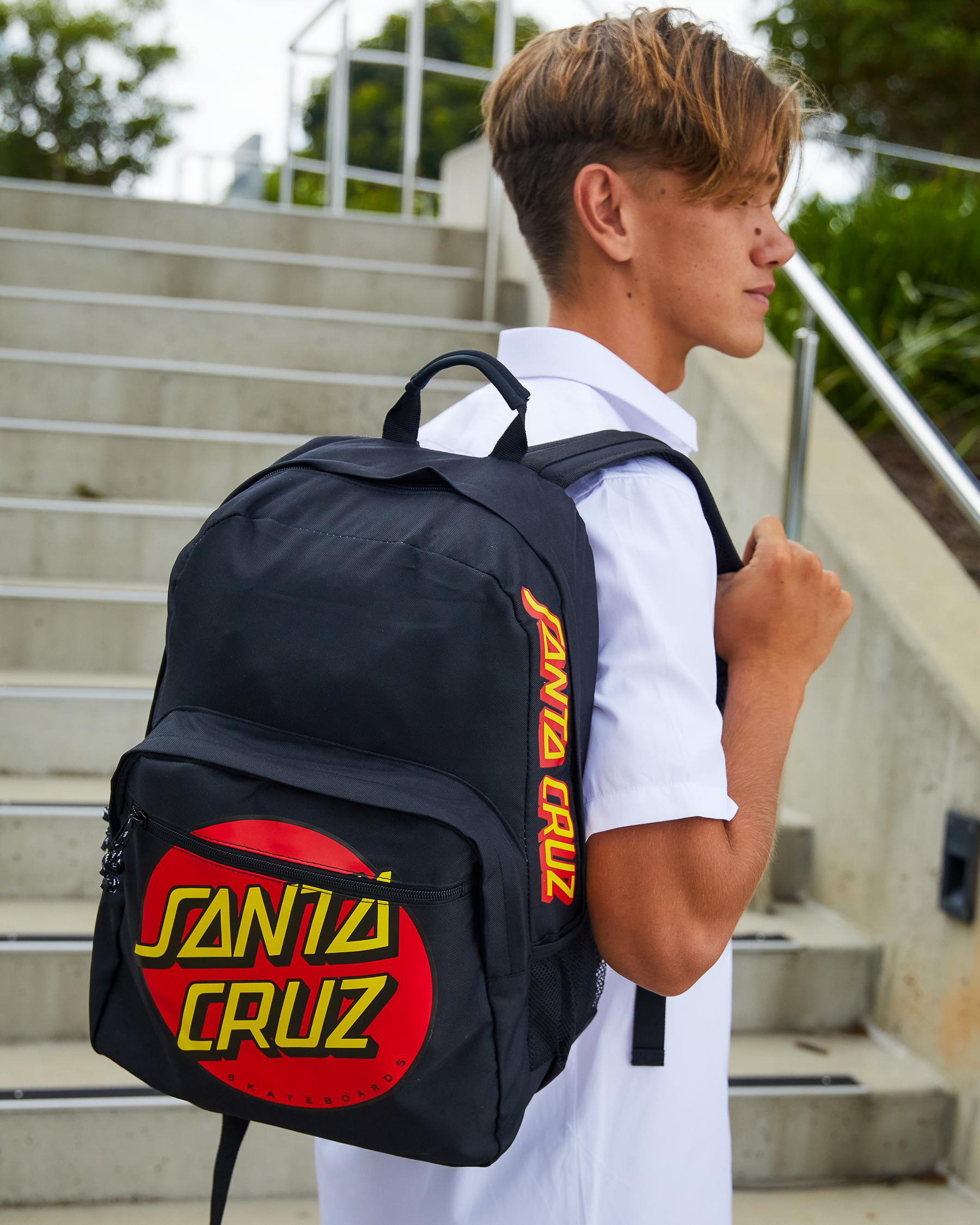 Santa Cruz Classic Dot Backpack In Black | City Beach Australia