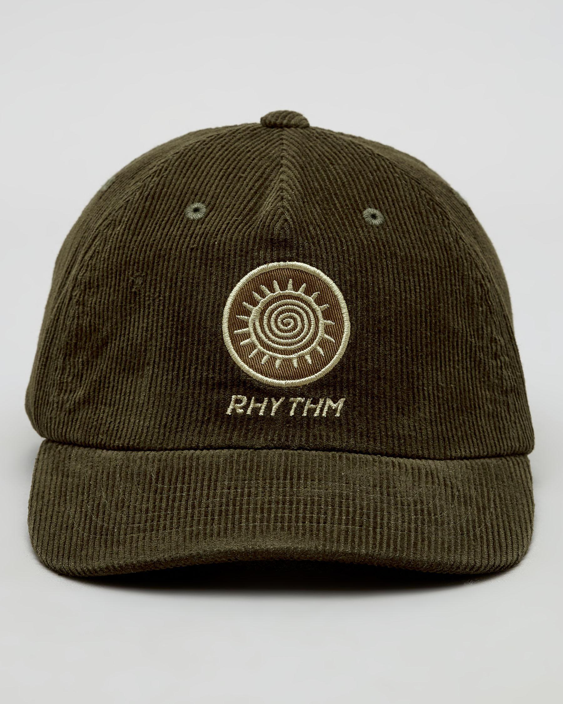 Shop Rhythm Sol Strapback Cap In Olive - Fast Shipping & Easy Returns ...
