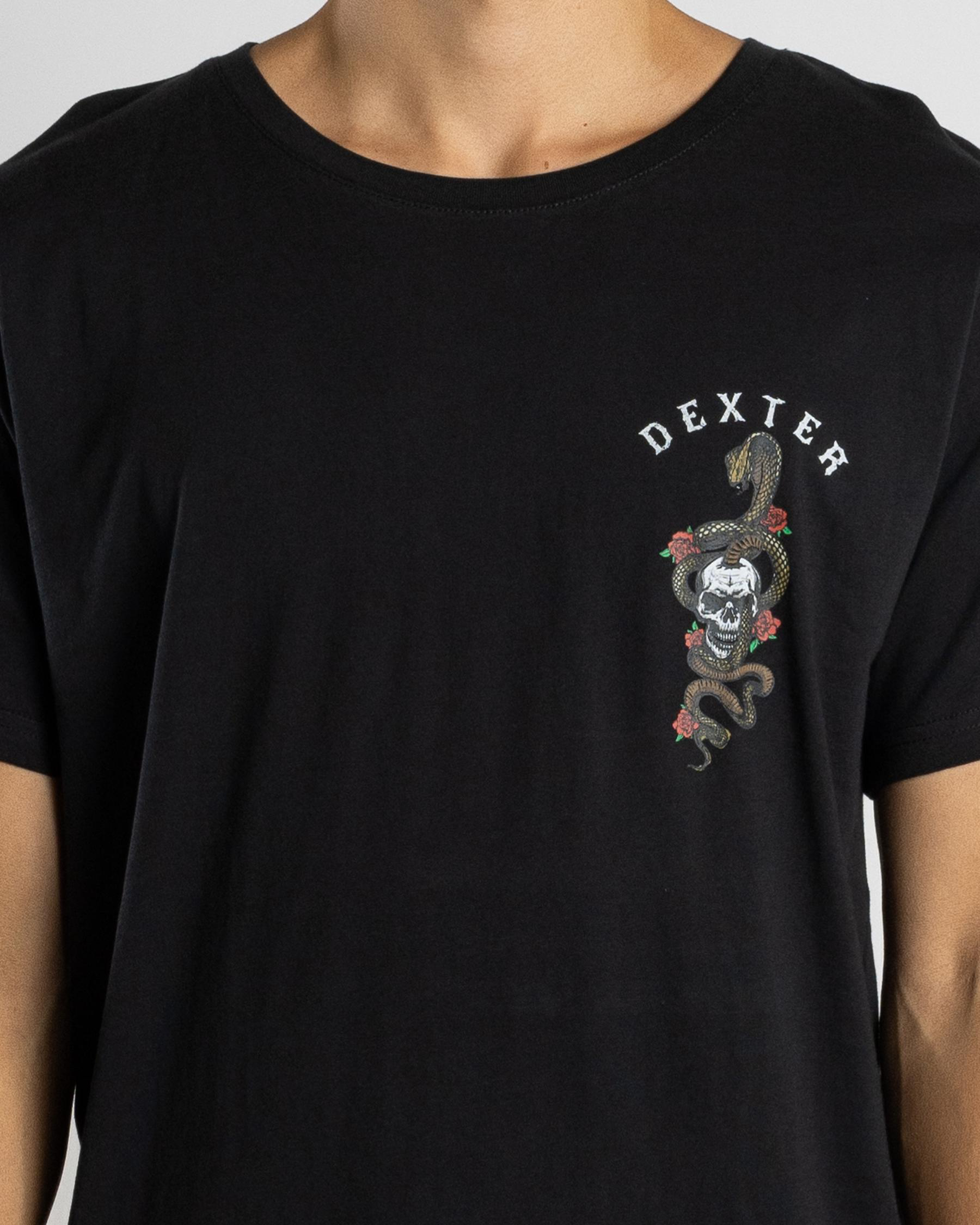 Shop Dexter Engulf T-Shirt In Black - Fast Shipping & Easy Returns ...