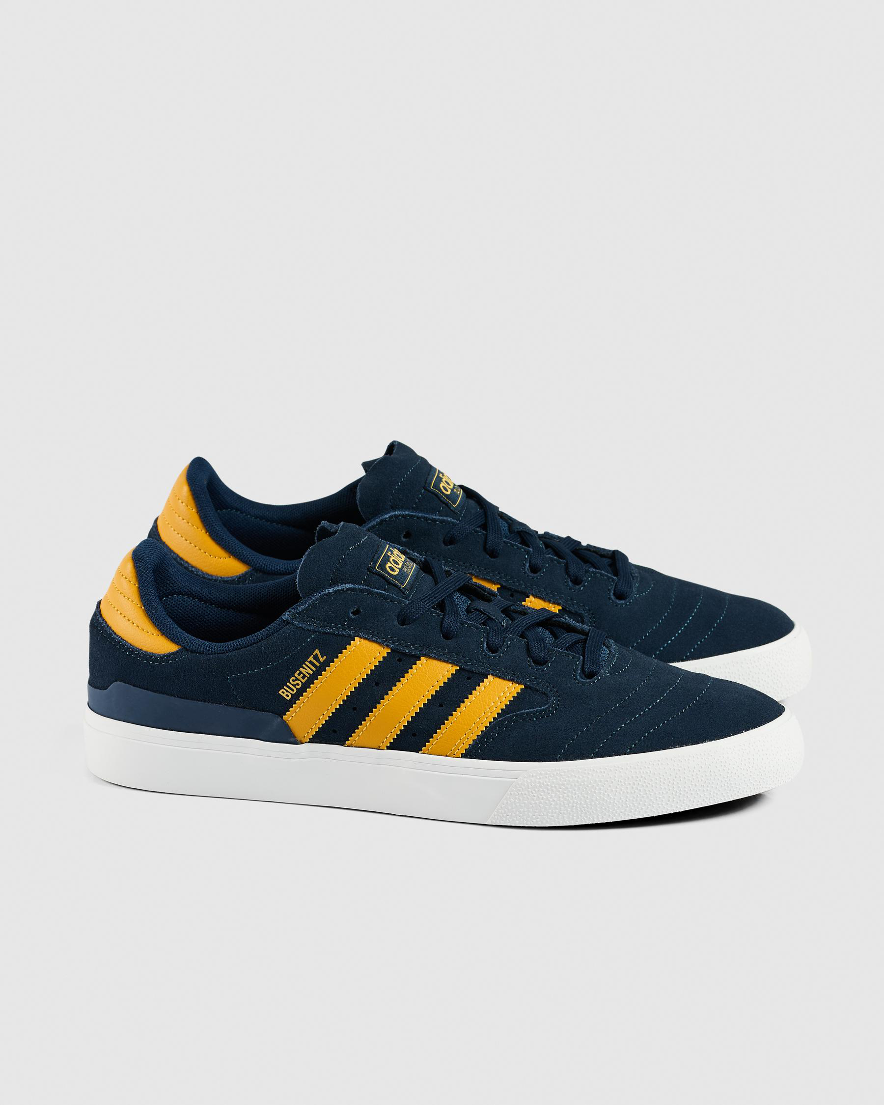 adidas Busenitz Vulc II In Collegiate Navy/preloved Yellow /Ftwr White ...