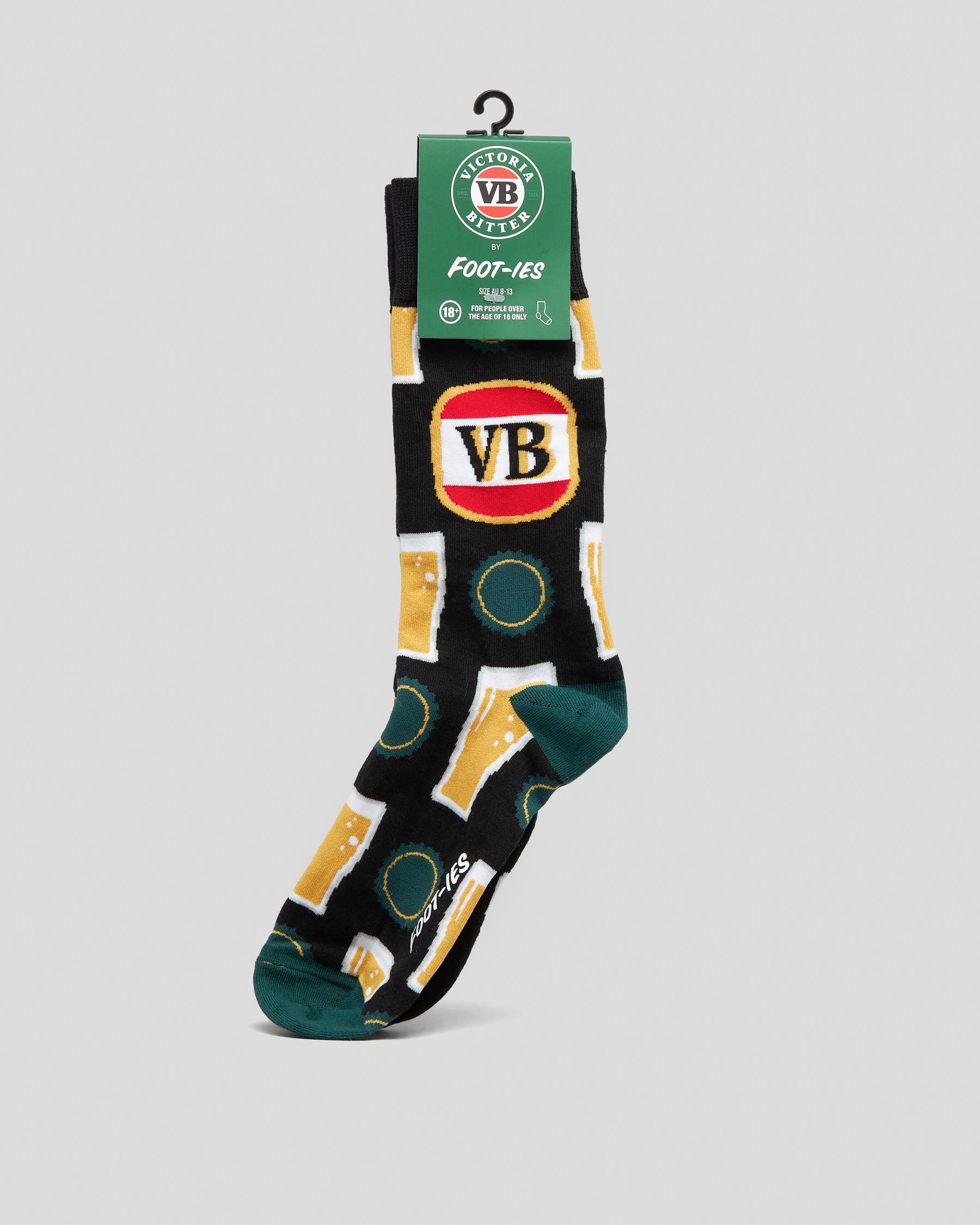 Shop FOOT-IES VB Glass Socks In Black - Fast Shipping & Easy Returns ...