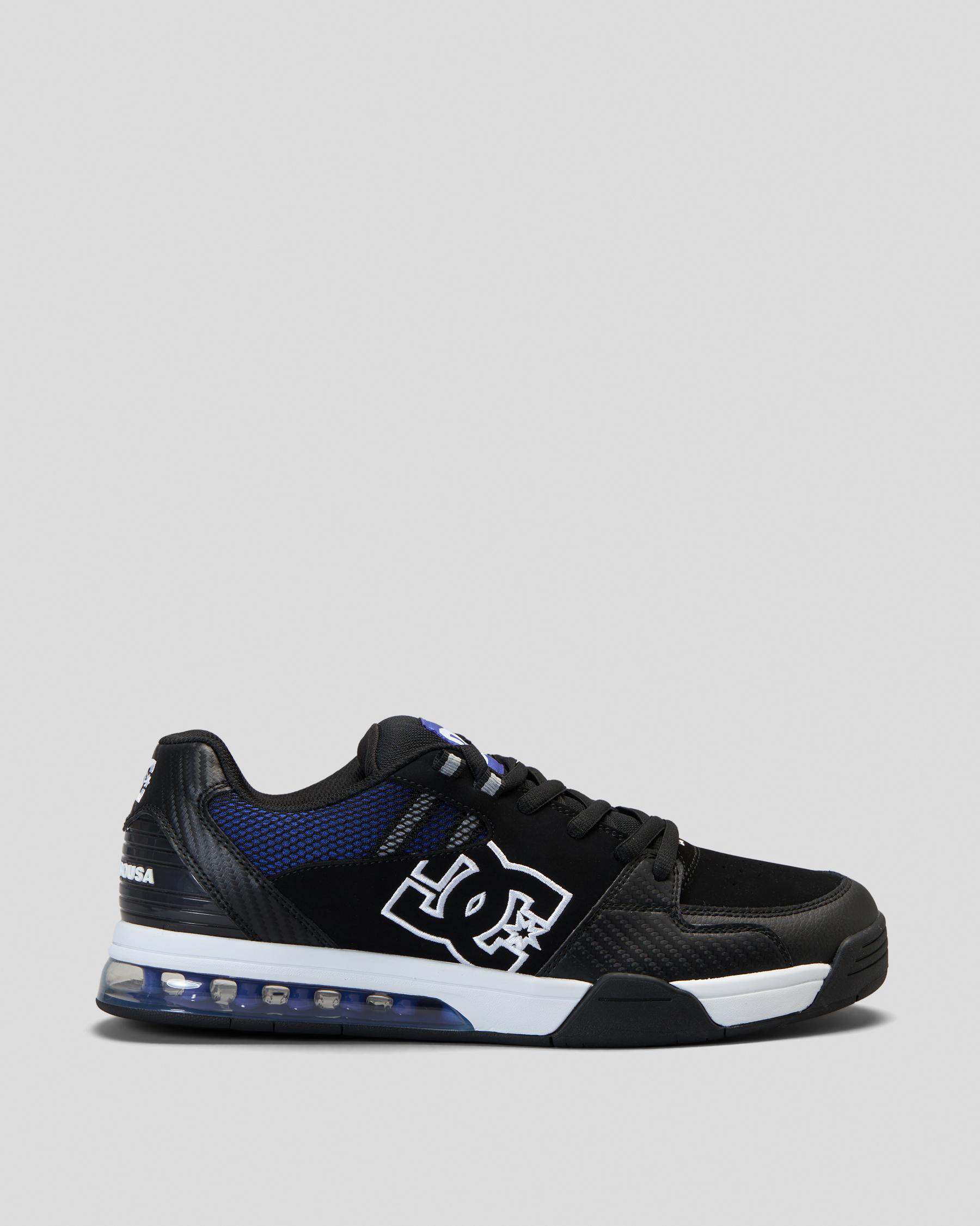 Shop DC Shoes Versatile Shoes In Algiers Blue/black - Fast Shipping ...