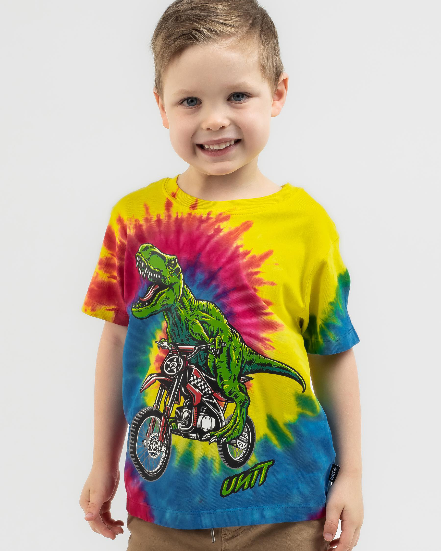 Shop Unit Toddlers' Rex T-Shirt In Tie Dye - Fast Shipping & Easy ...