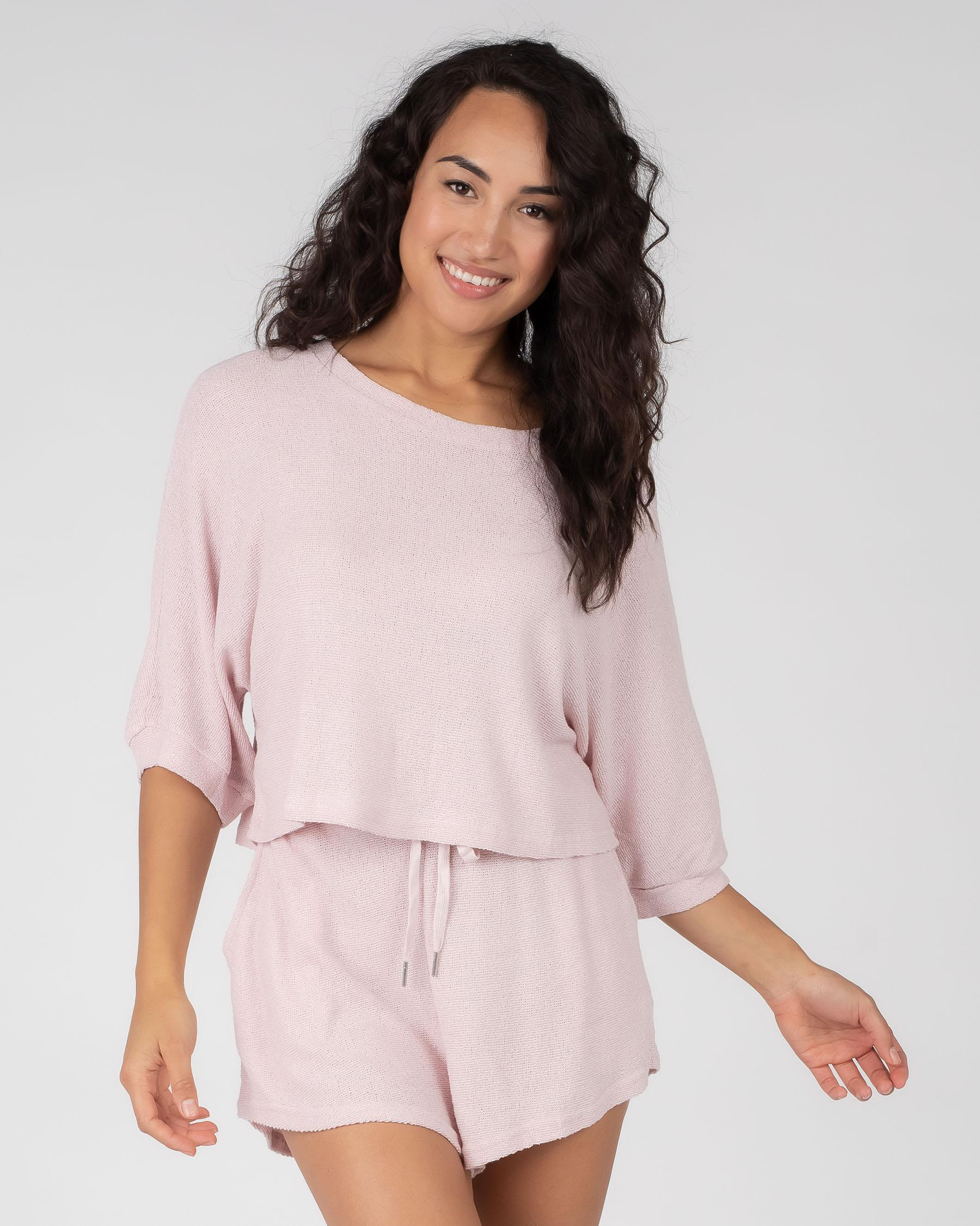 Shop Back To Basics Lori Top In Lilac - Fast Shipping & Easy Returns ...