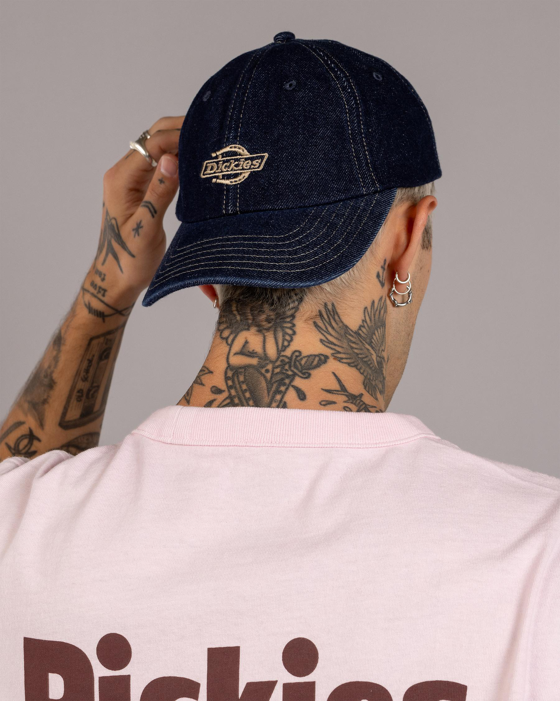 Dickies Denim Dad Cap In Rinsed Blue - FREE* Shipping & Easy Returns ...