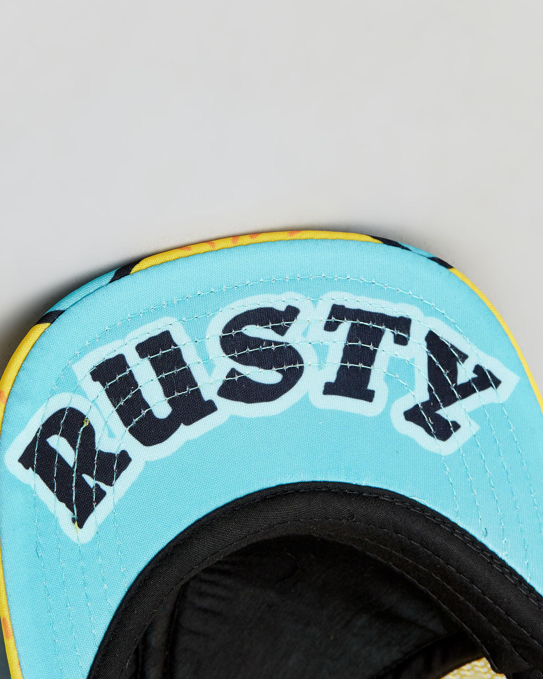 Shop Rusty Toddlers' Seven Seas Trucker Cap In Caribbean - Fast ...