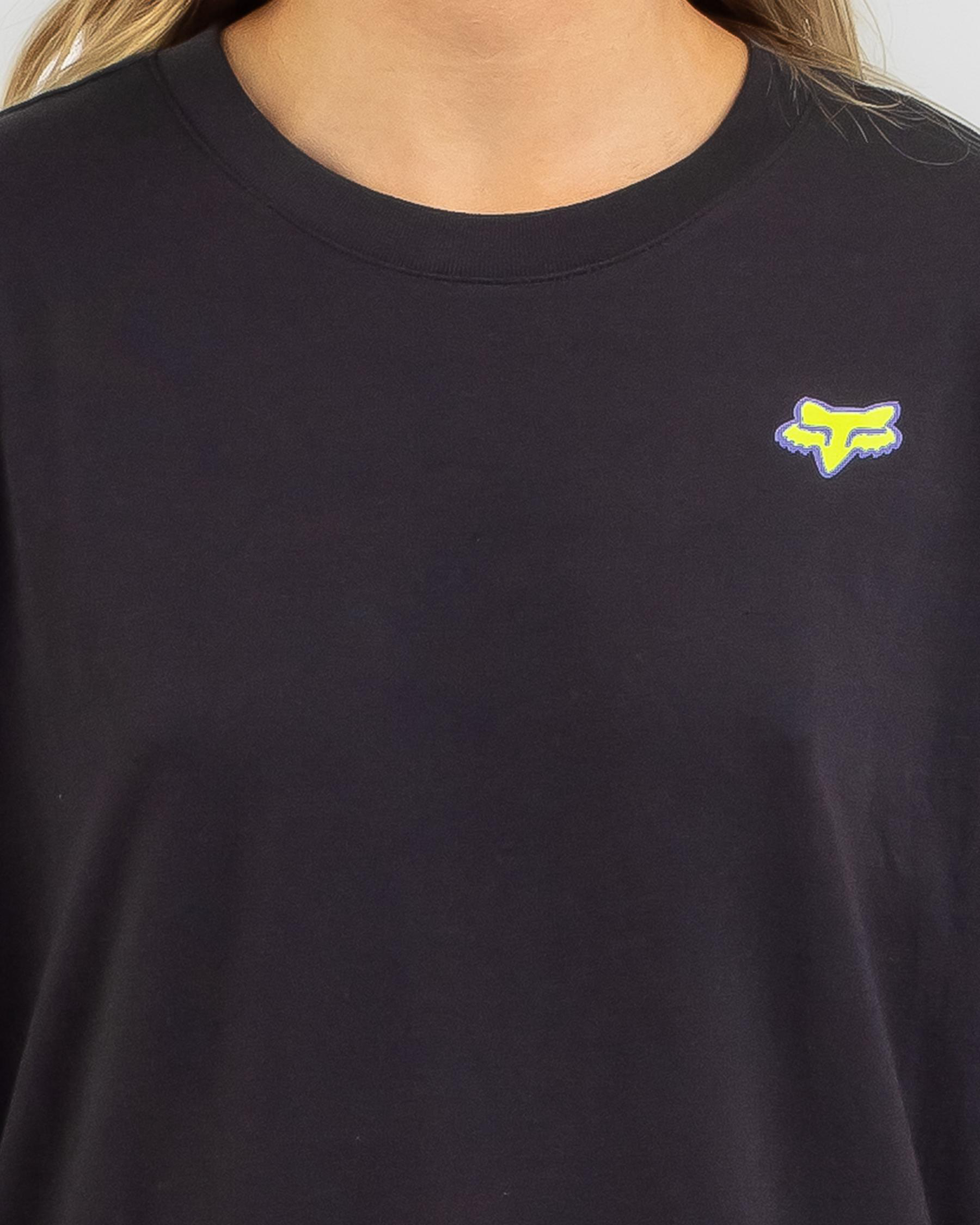 Shop Fox Fox Morphic Long Sleeve T-Shirt In Black - Fast Shipping & Easy Returns - City Beach ...