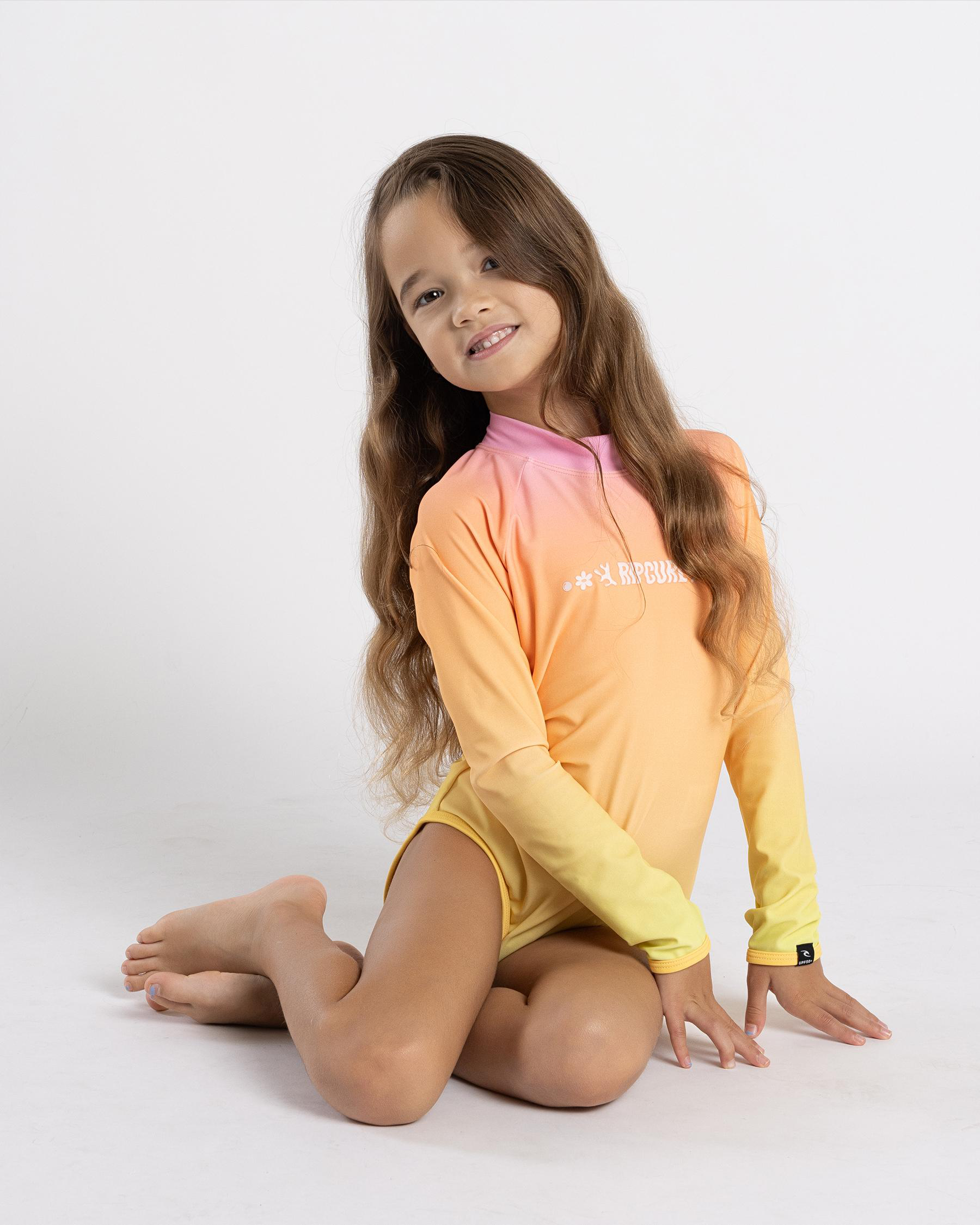 Shop Rip Curl Toddlers' Sunkiss UPF Long Sleeve Surfsuit In Multico - Fast Shipping & Easy ...