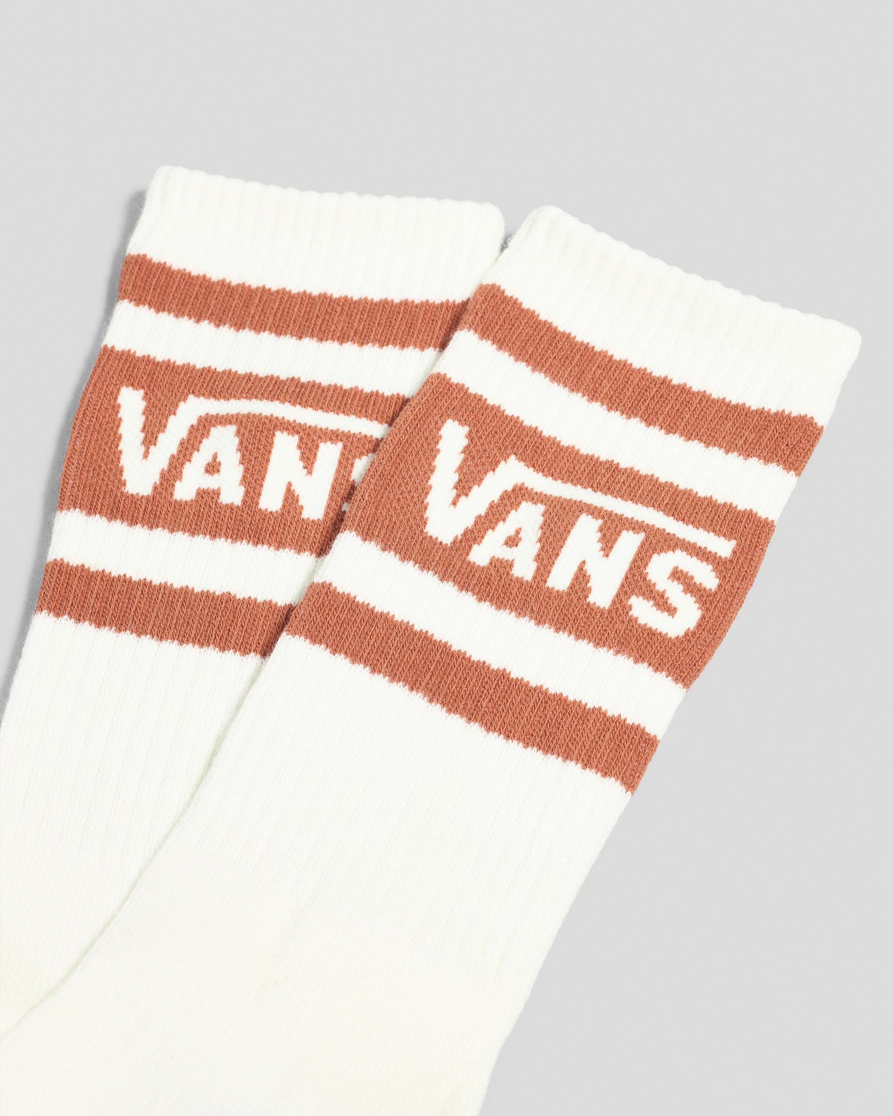 Shop Vans Drop V Crew Socks In Auburn - Fast Shipping & Easy Returns ...