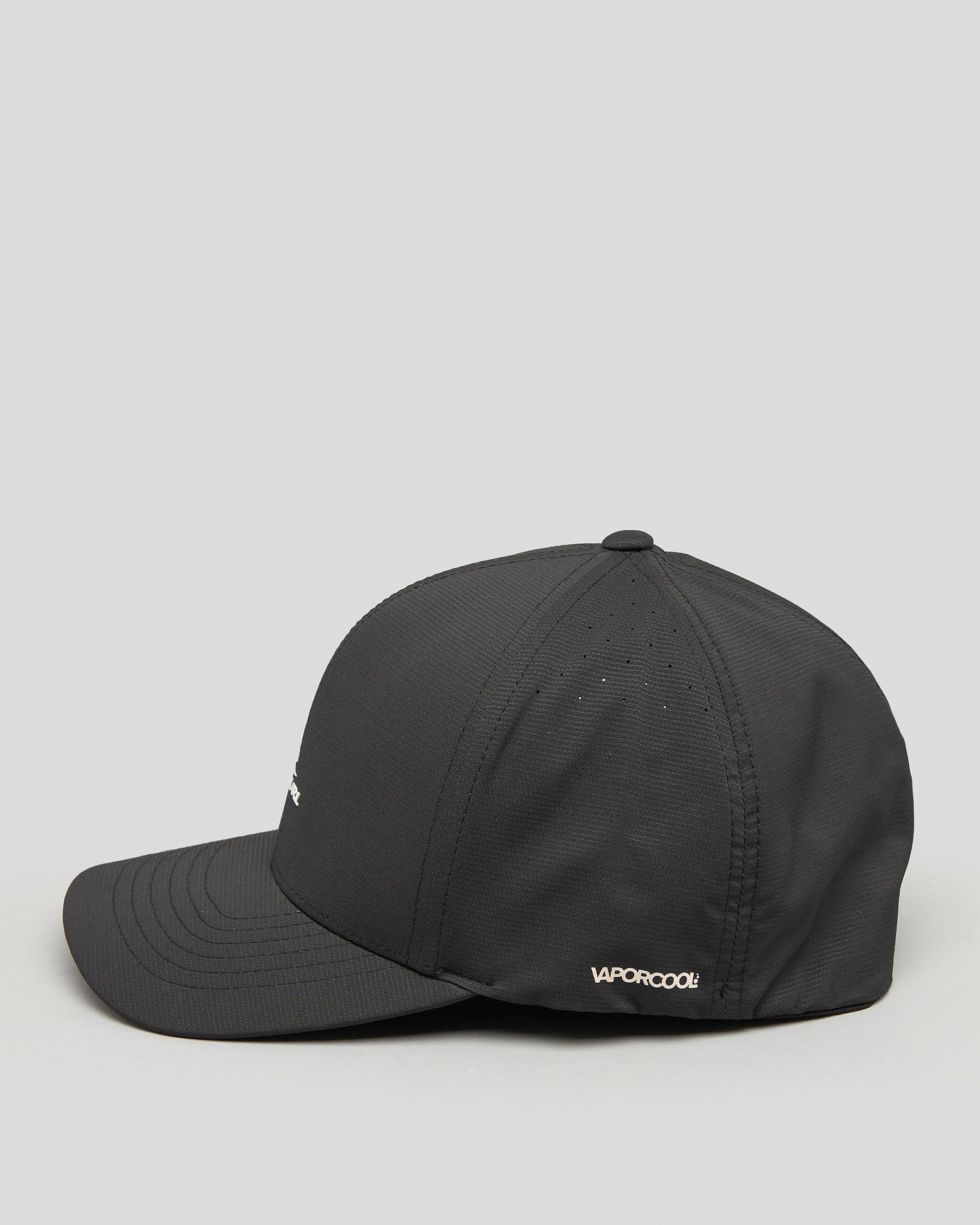 Shop Rip Curl Vaporcool Flexfit Cap In Black - Fast Shipping & Easy ...