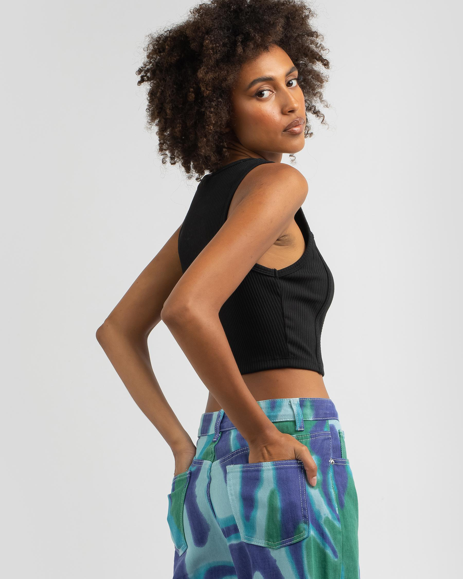 Shop Alive Girl Divine Energy Top In Black - Fast Shipping & Easy ...