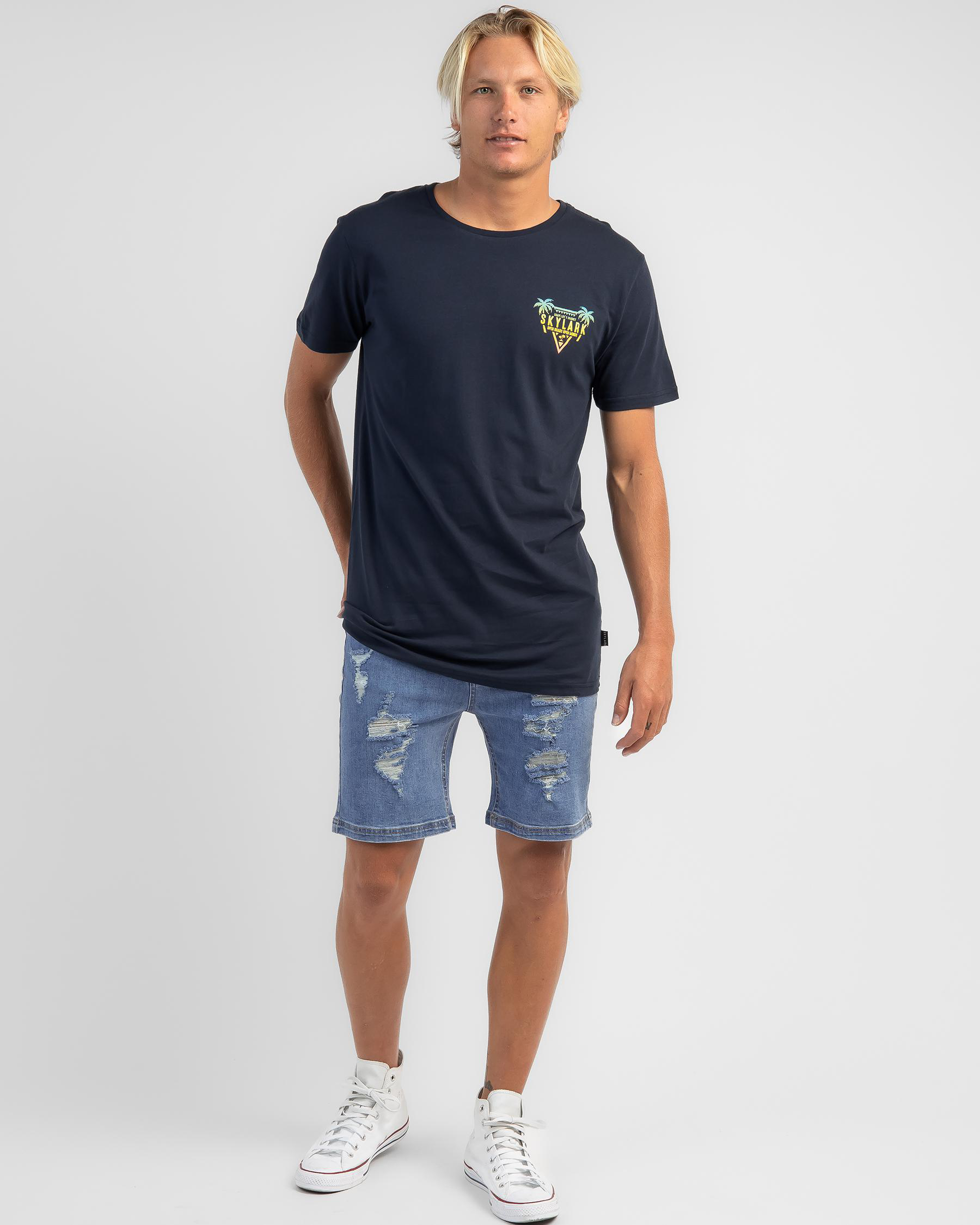 Shop Skylark Daze Off T-Shirt In Navy - Fast Shipping & Easy Returns ...