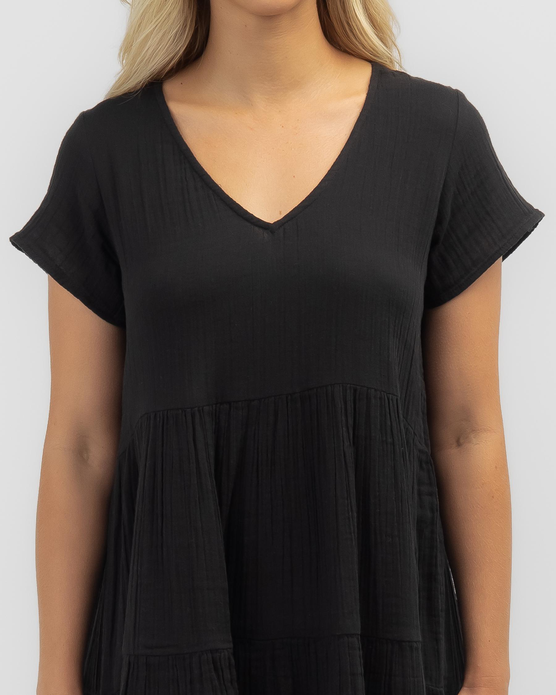 Shop Rip Curl Premium Surf Dress In Black - Fast Shipping & Easy ...