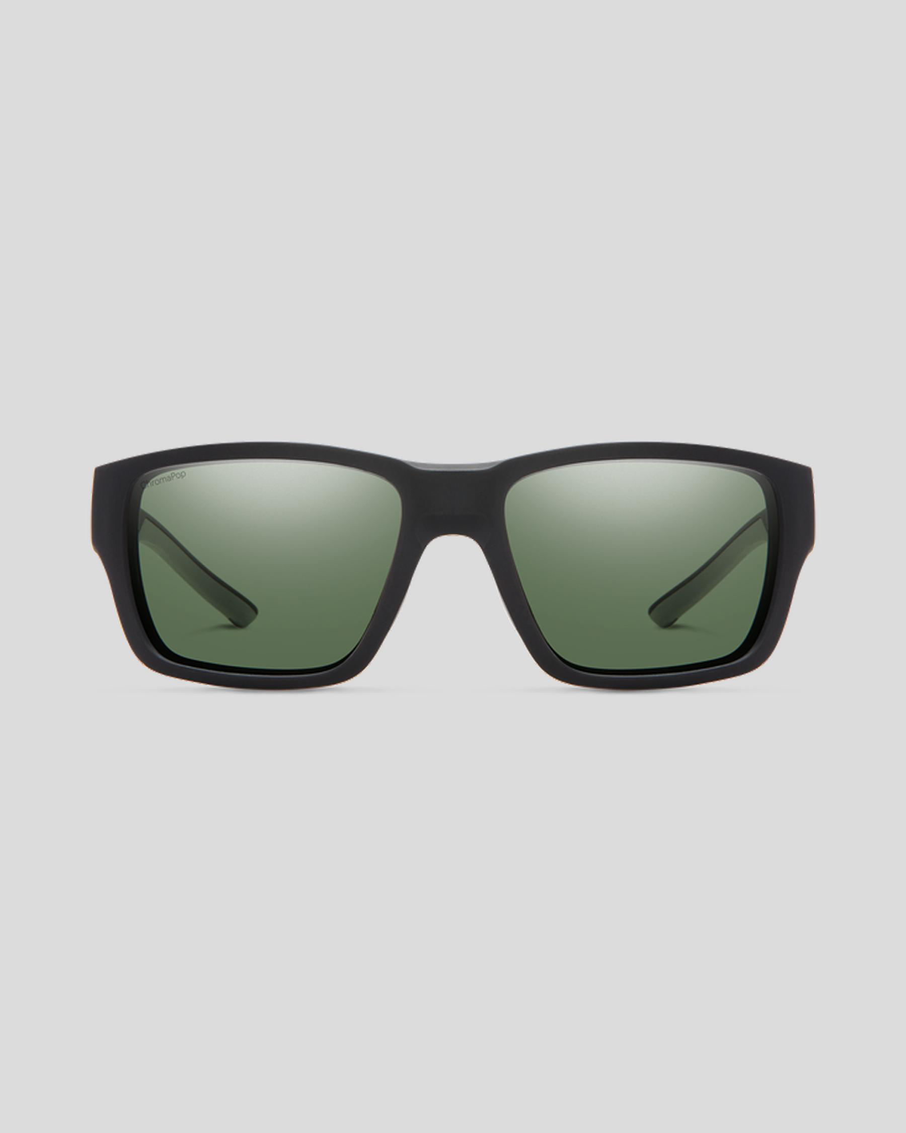 Shop Smith Optics Outback Polarised Sunglasses In Matte Black - Fast ...
