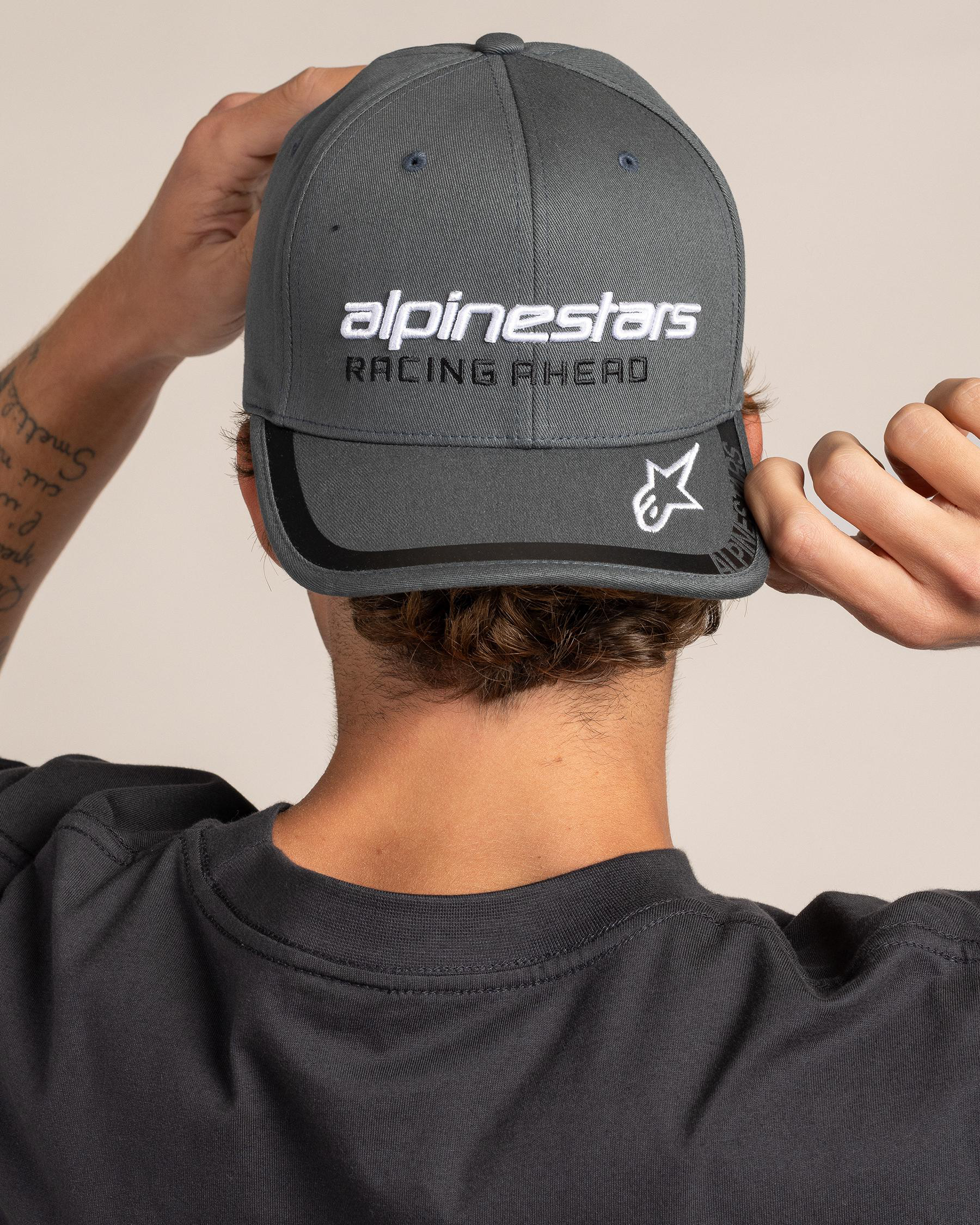 Shop Alpinestars Indent Cap In Charcoal/black - Fast Shipping & Easy ...
