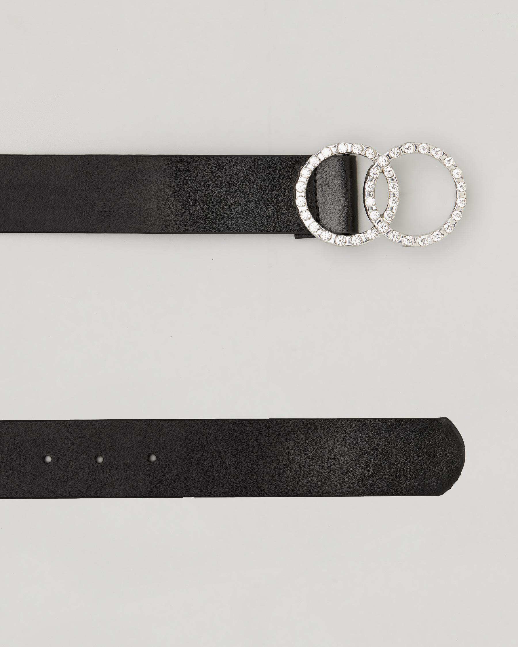 Shop Mooloola Izzy Belt In Black/silver - Fast Shipping & Easy Returns ...