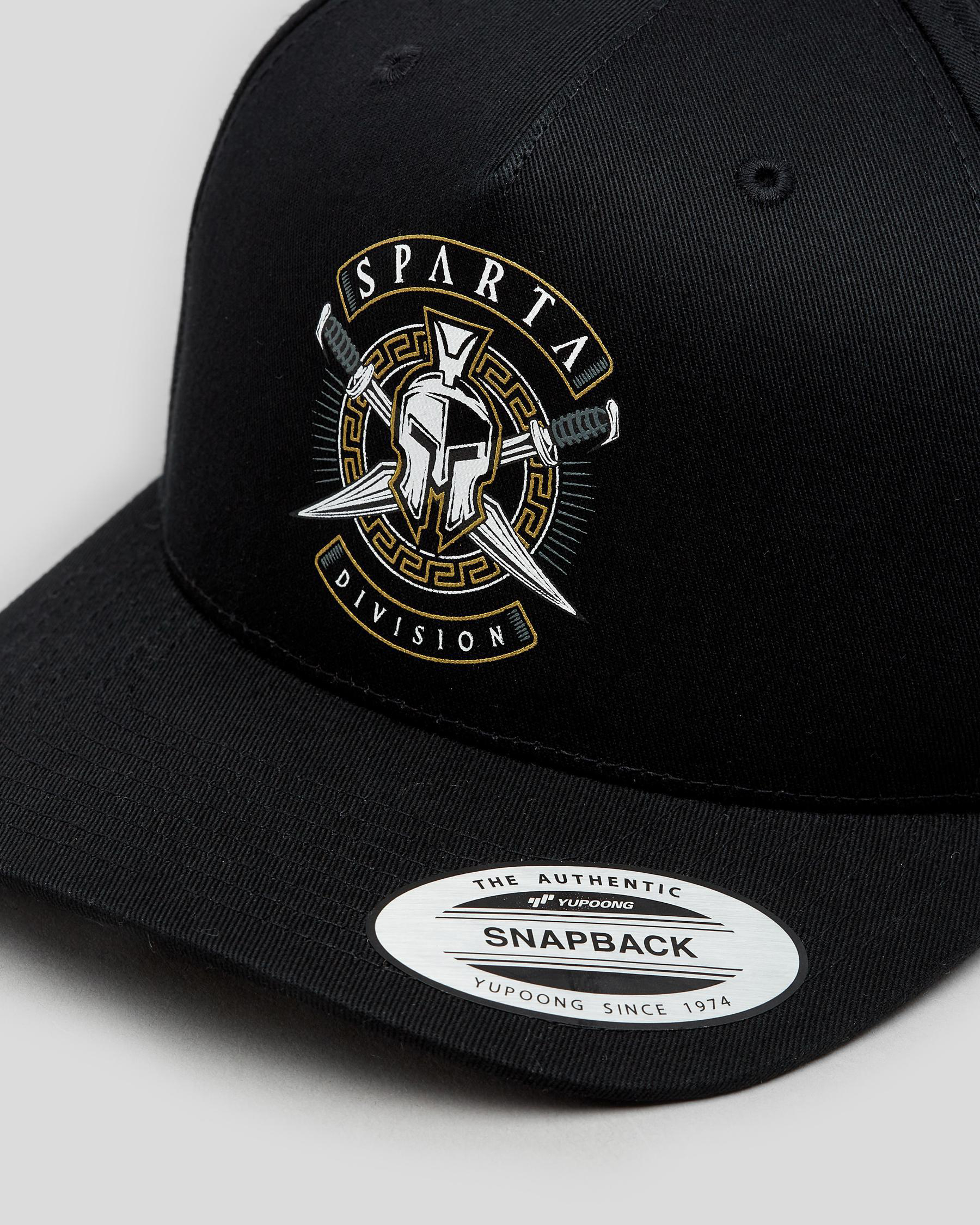 Shop Sparta Crusade Snapback Cap In Black - Fast Shipping & Easy ...