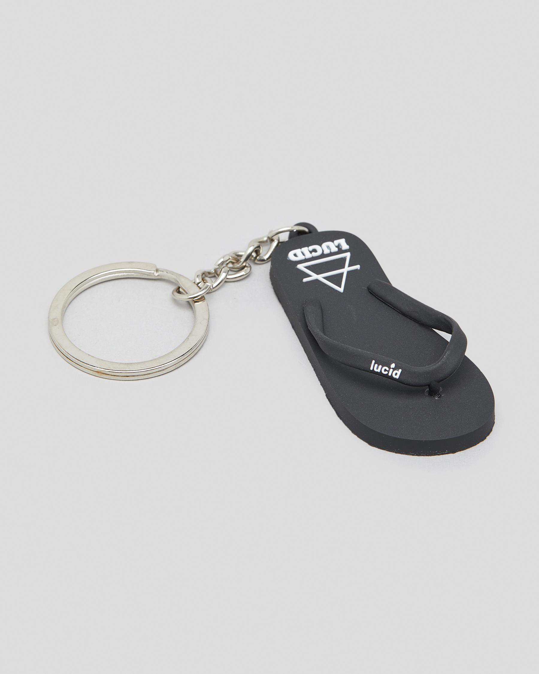 Shop Lucid Mini Thongs Keyring In Black - Fast Shipping & Easy Returns ...