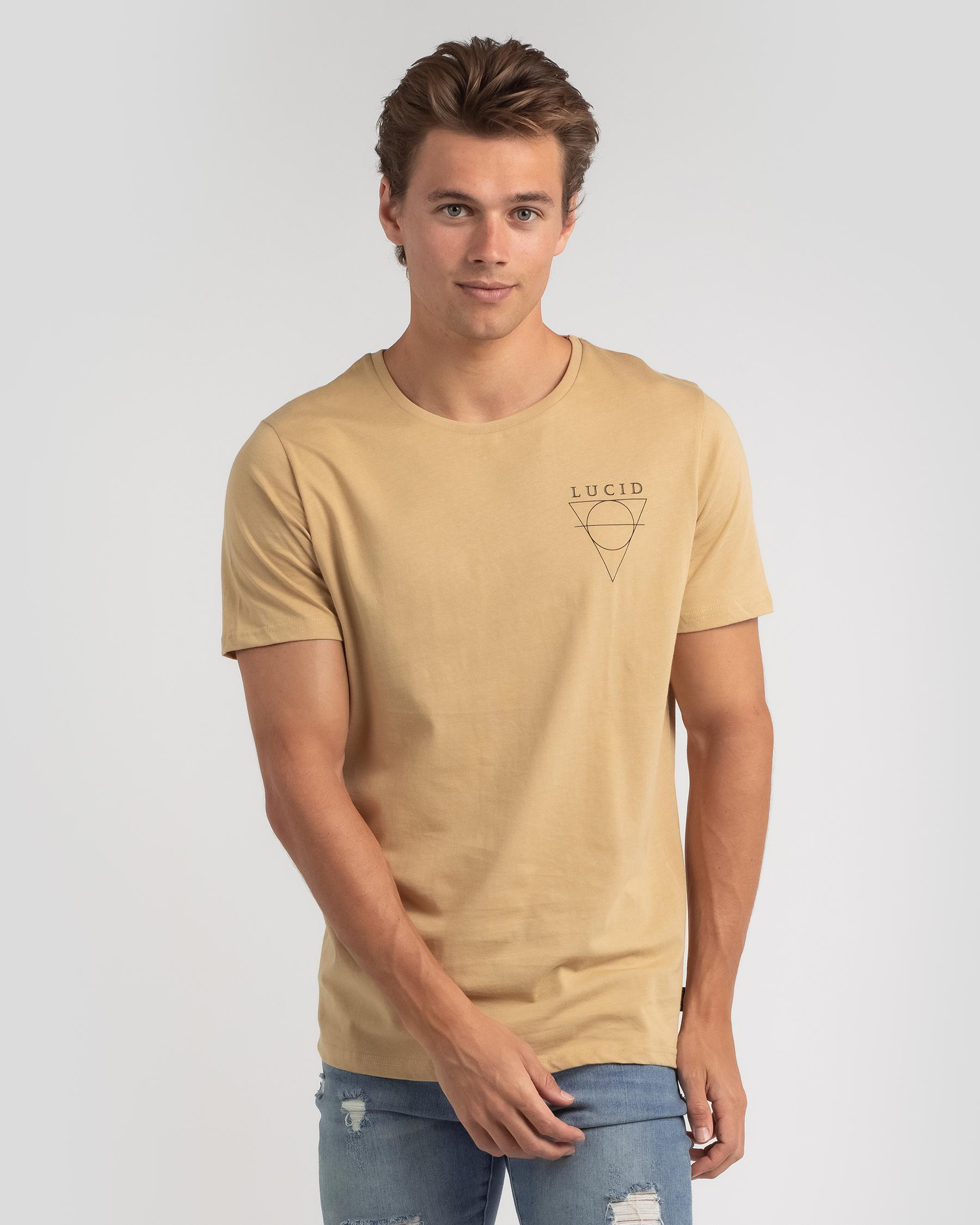 Shop Lucid Scope T-Shirt In Tan - Fast Shipping & Easy Returns - City ...
