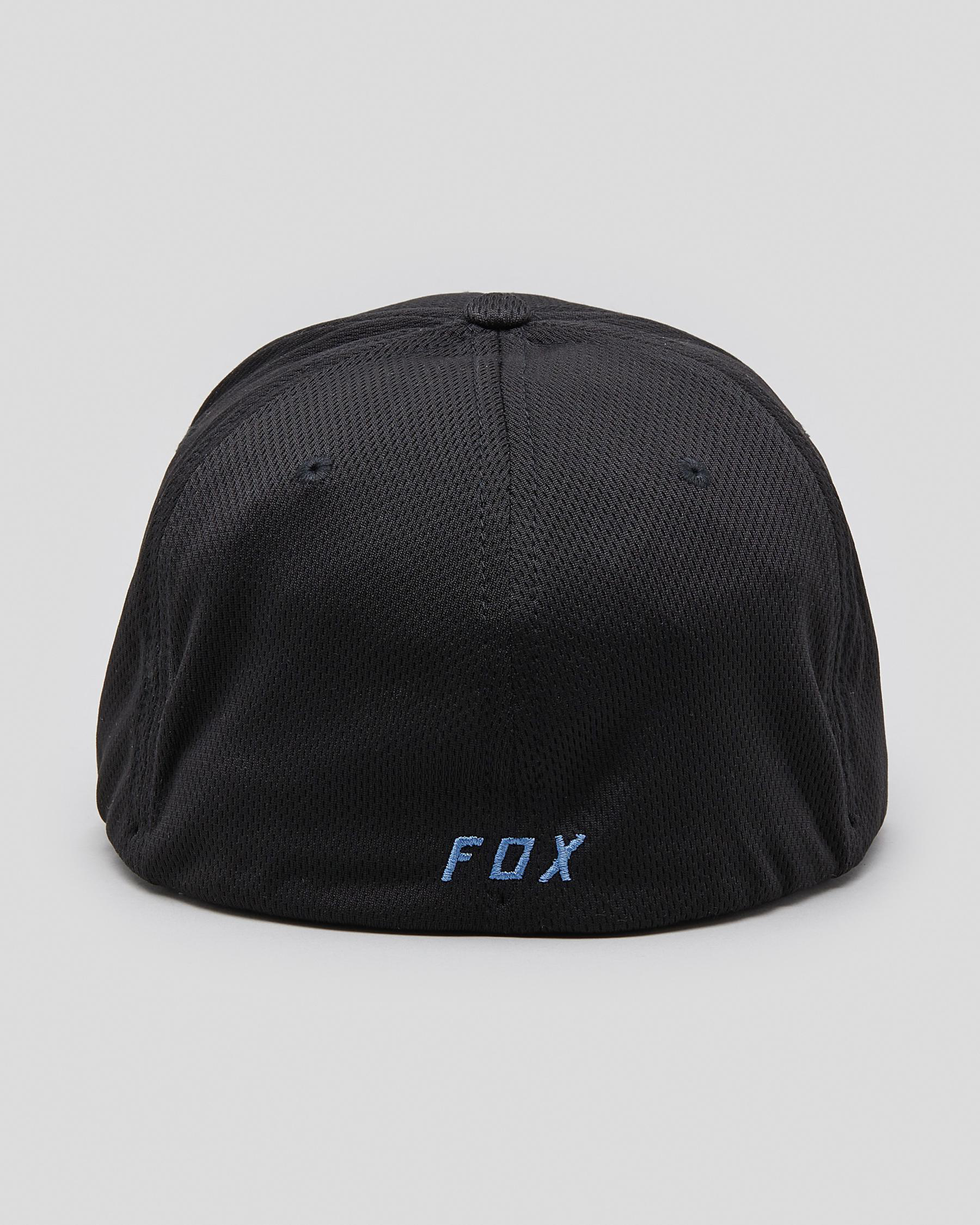 Shop Fox Lithotype Flexfit 2.0 Cap In Black/blue - Fast Shipping & Easy ...