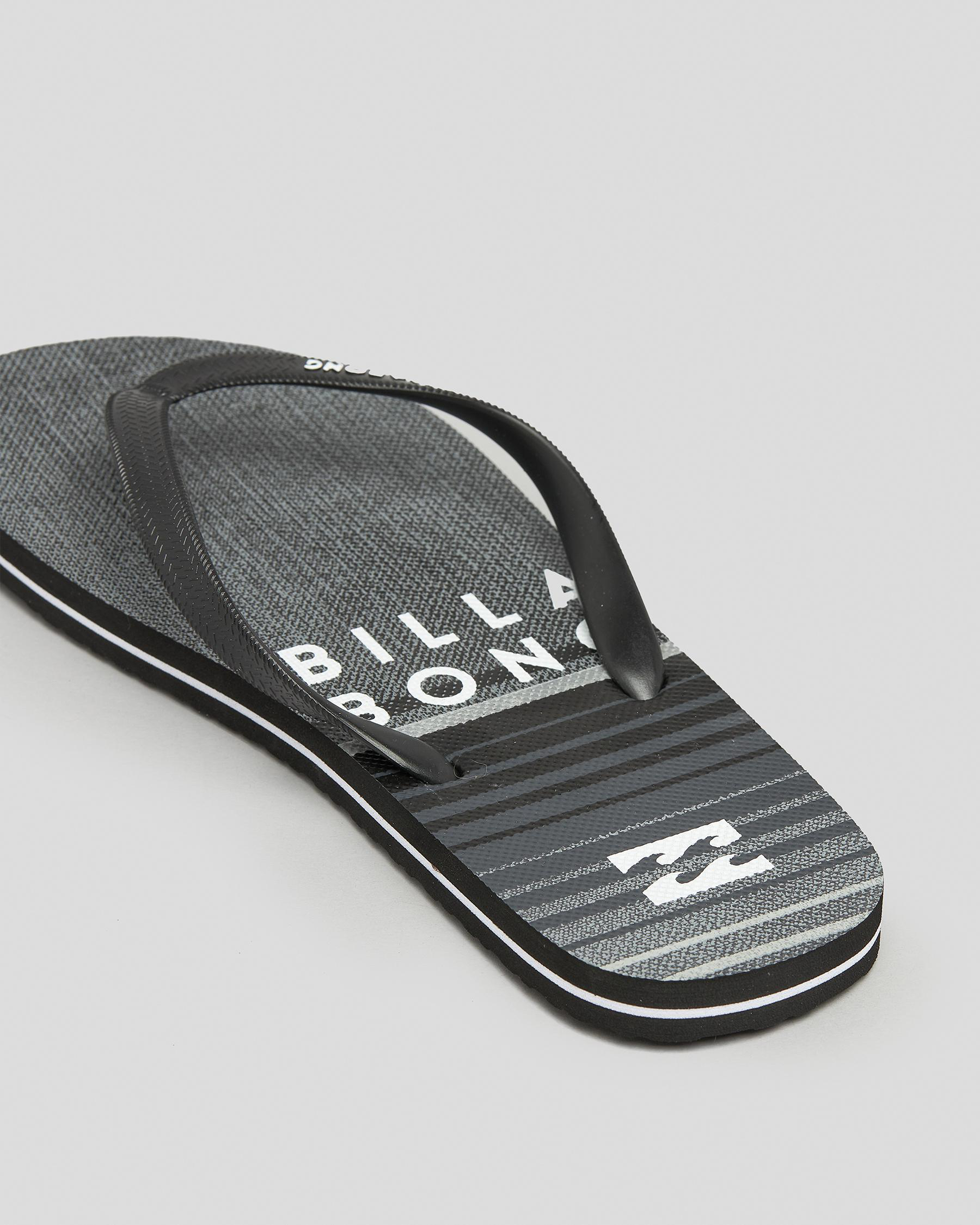 Shop Billabong Northpoint Thongs In Grey - Fast Shipping & Easy Returns ...