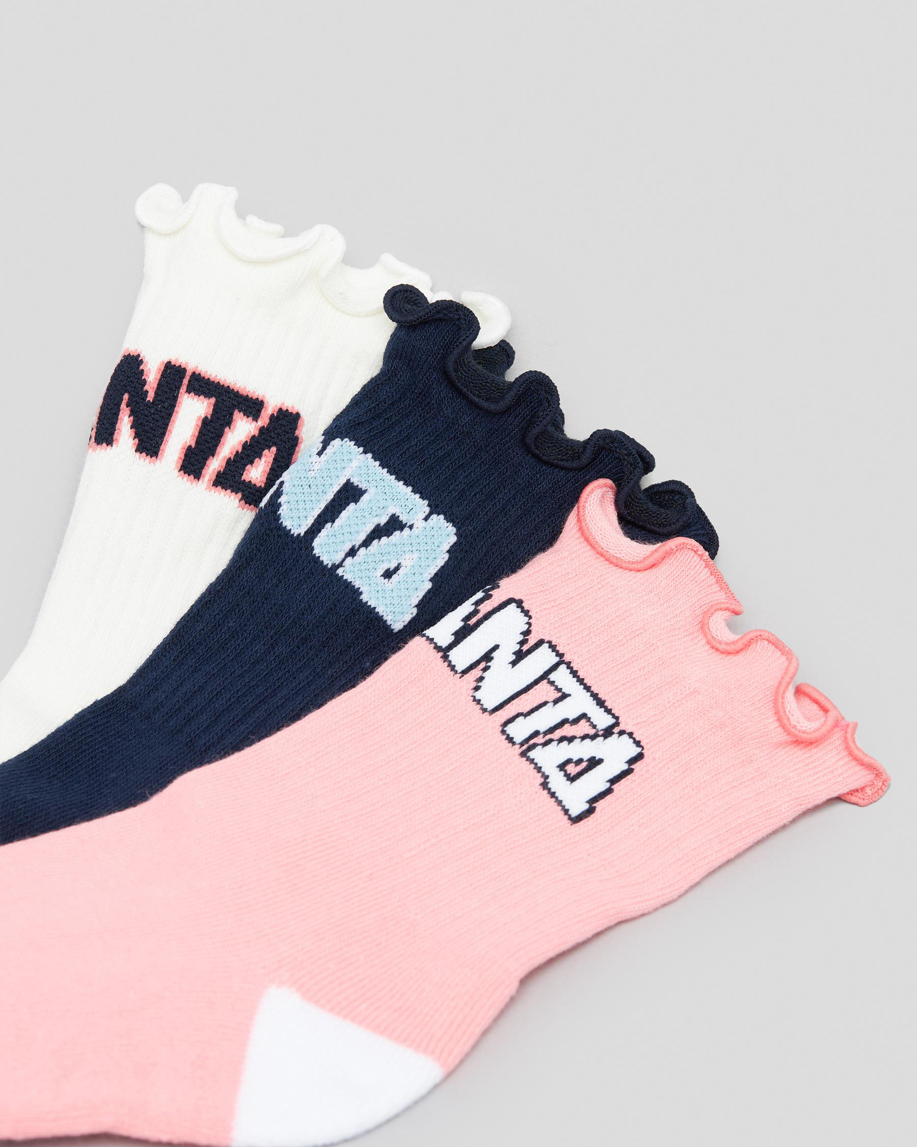 Santa Cruz Girls' College Arch Sock Pack In Multi - FREE* Shipping ...